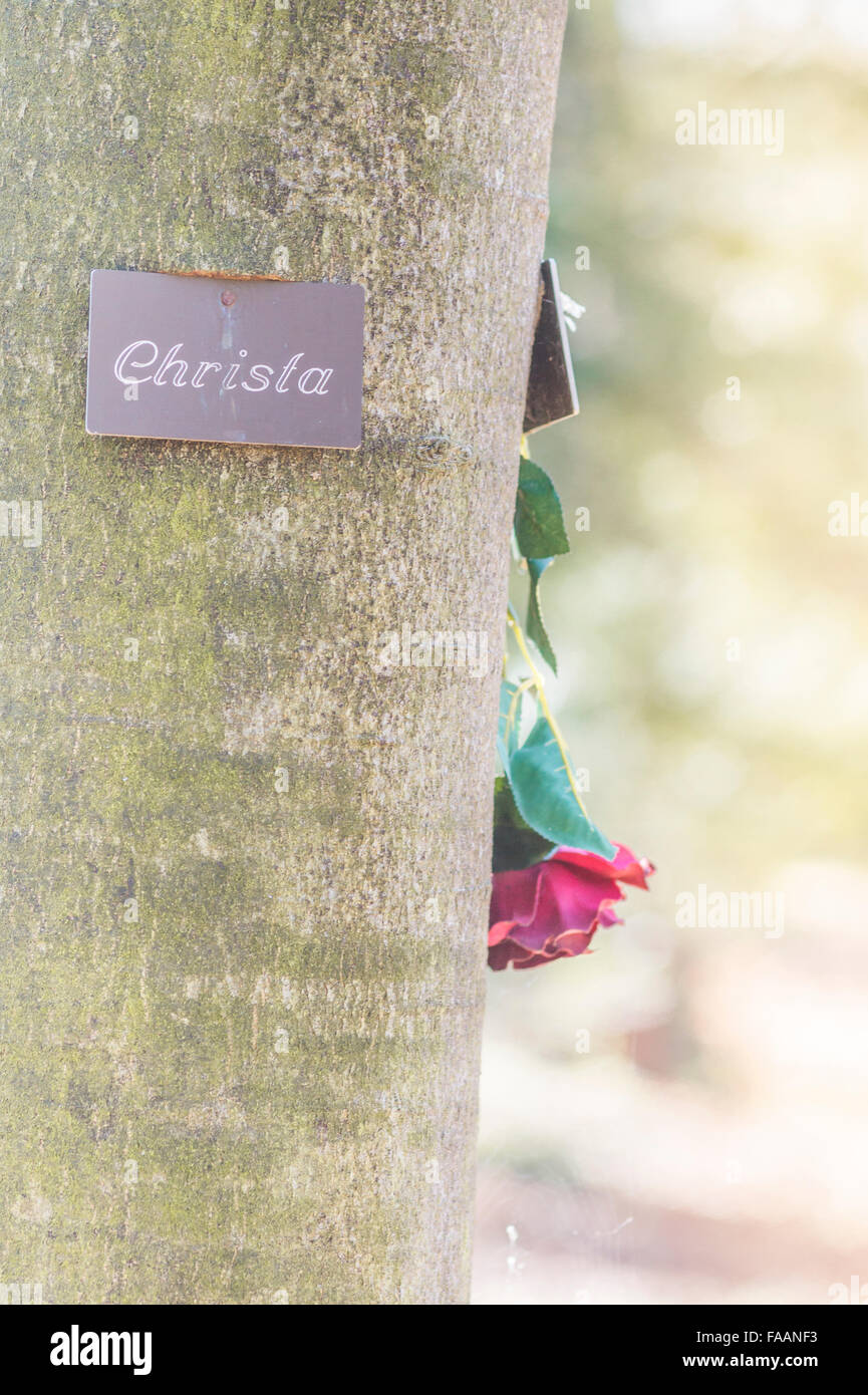 Burial of ashes hi-res stock photography and images - Alamy