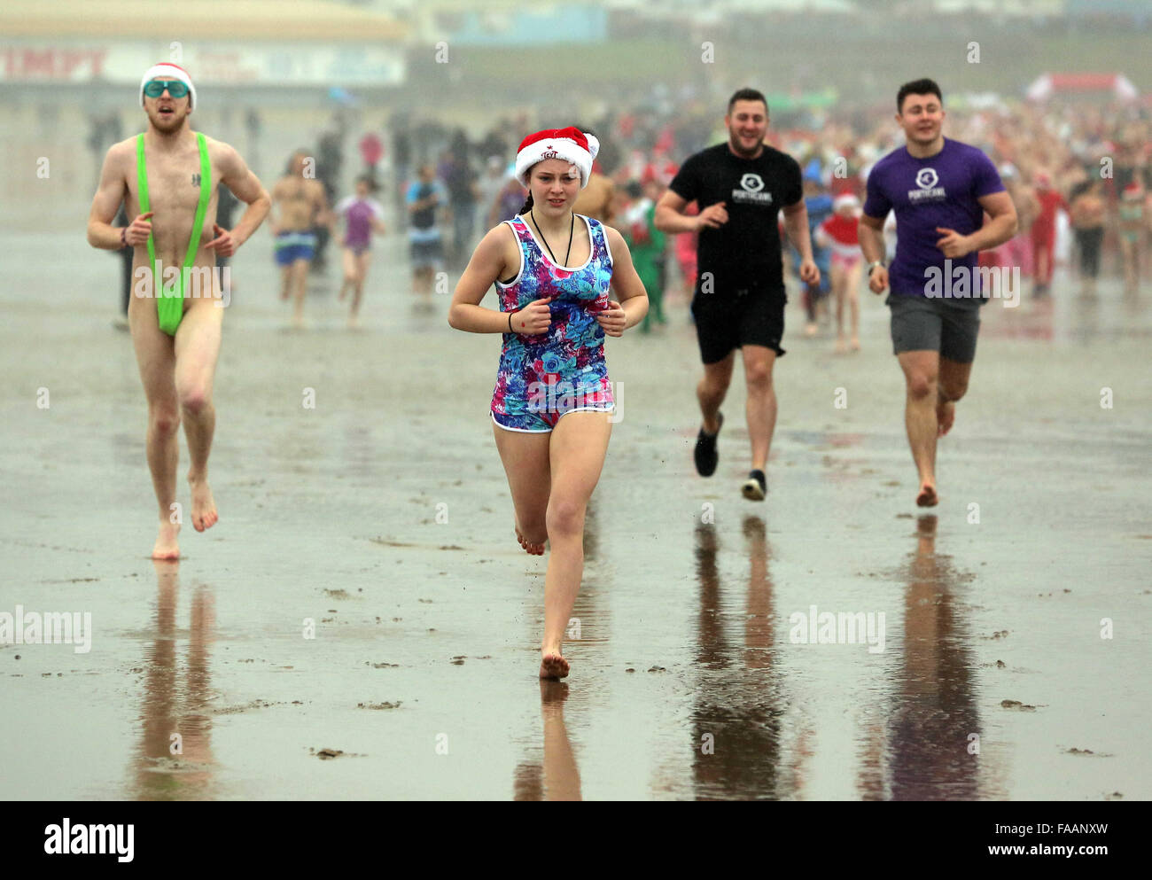 Christmas swimmers hi-res stock photography and images - Alamy