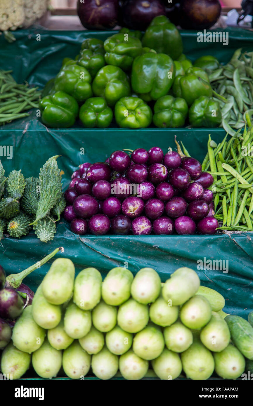 Vegetable on the market in Mumbai, India Stock Photo - Alamy