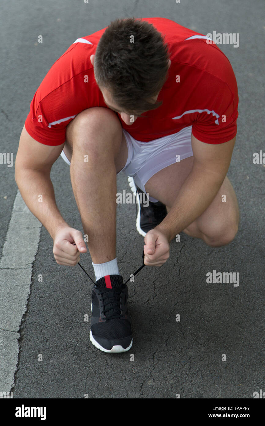 Man running shoe hi-res stock photography and images - Alamy