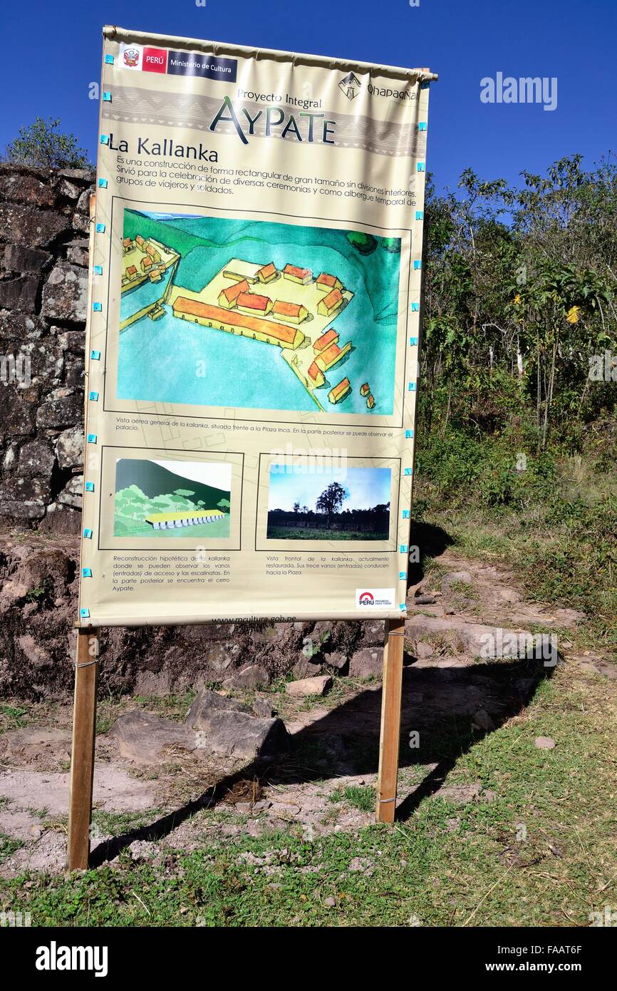 La Kallanka ( Ceremonial building ) - Archaeological site of AYPATE ...