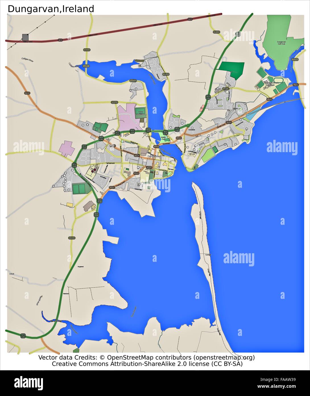 Dungarvan Map High Resolution Stock Photography and Images - Alamy