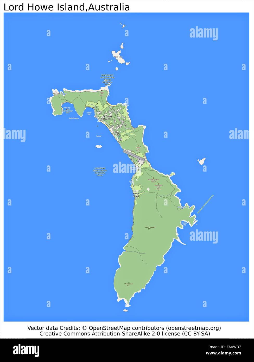 Lord Howe Island Aerial High Resolution Stock Photography and Images ...