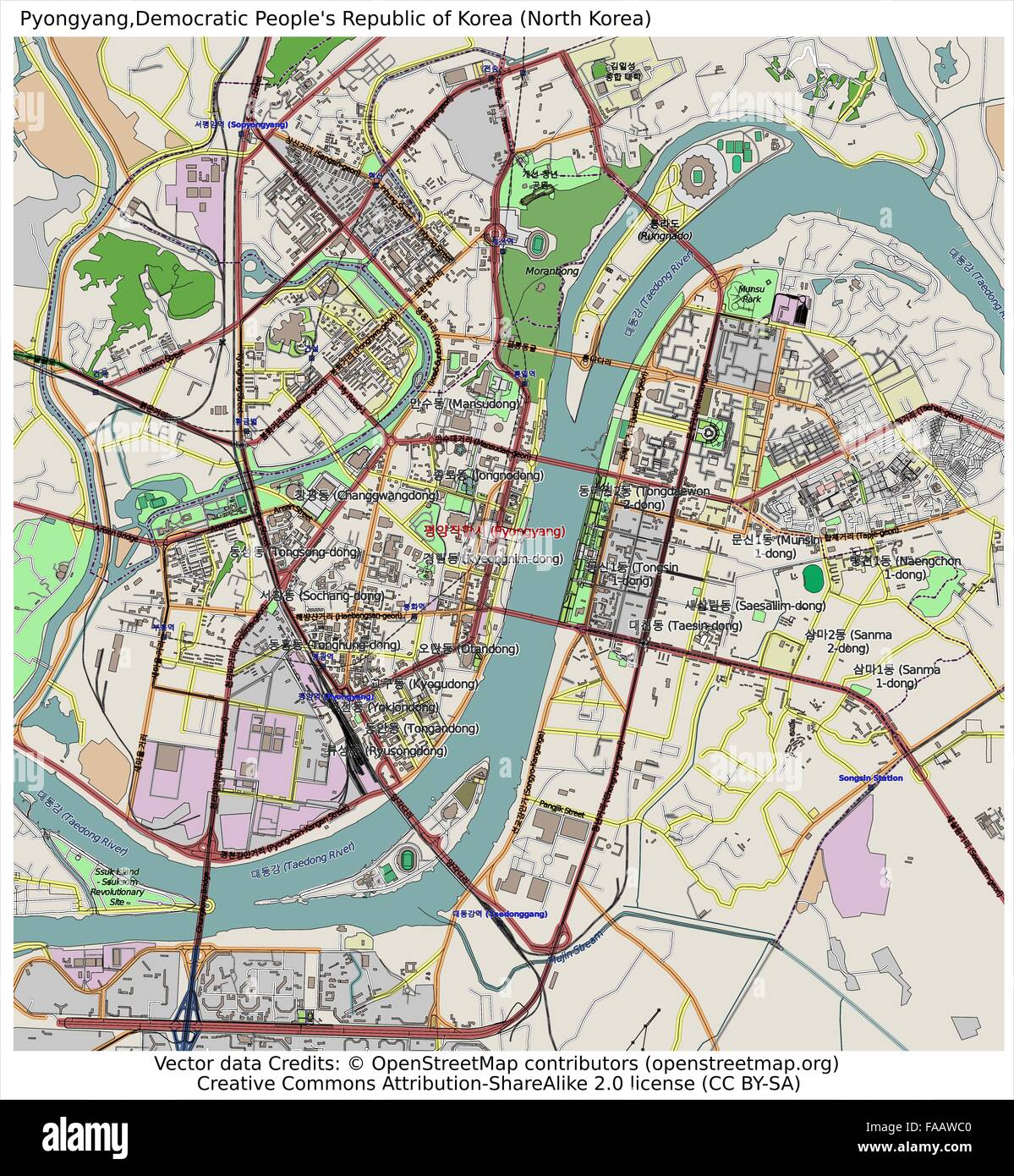 Pyongyang Location