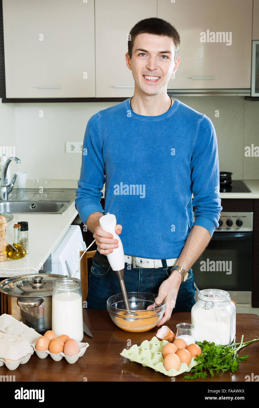 Beating egg and flour hi-res stock photography and images - Alamy