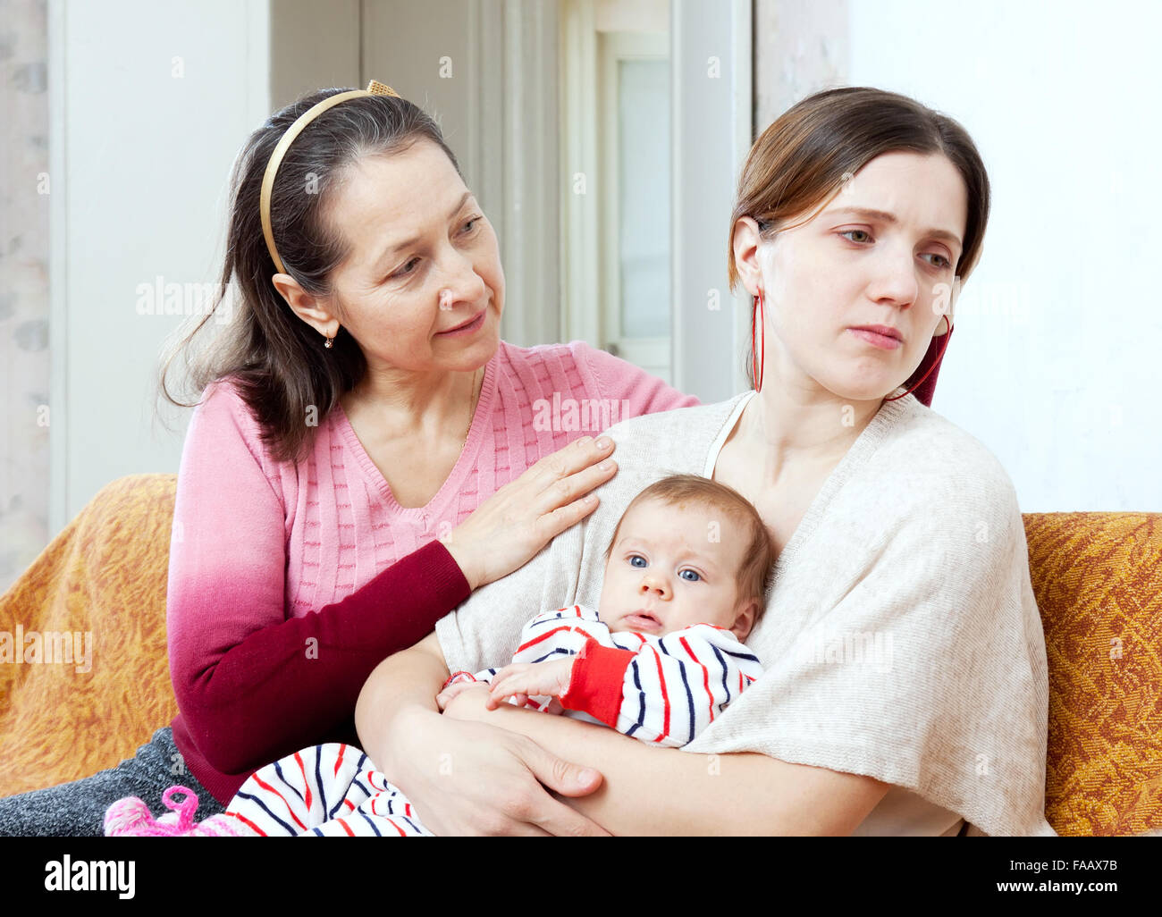 Female problems. Mature mother asks for forgiveness from adult daughter ...