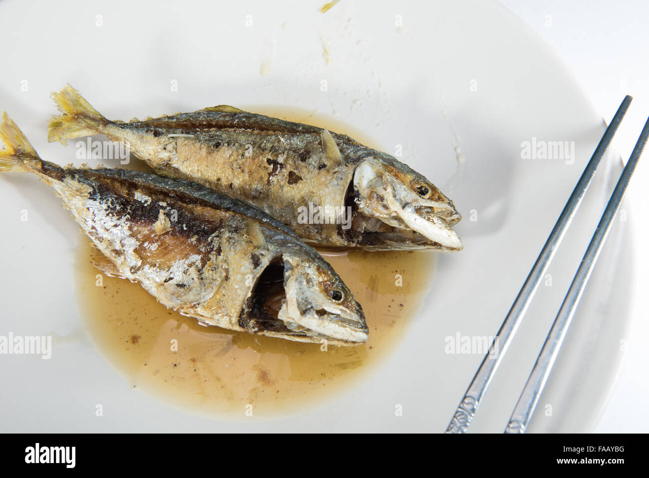 Fried Tuna fish sauce Stock Photo - Alamy