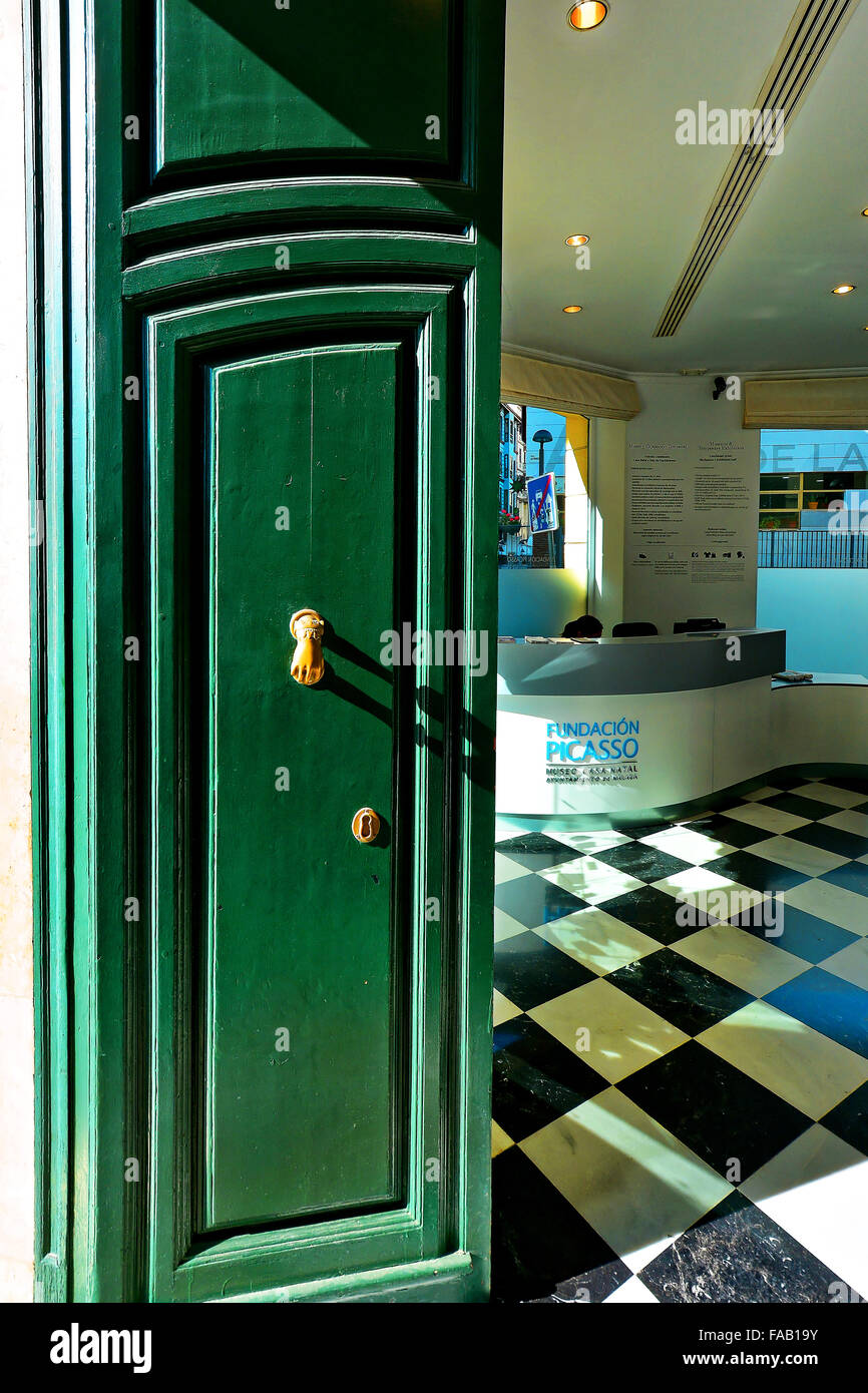 Malaga Spain Fundacion Picasso Birthplace of Picasso Stock Photo - Alamy
