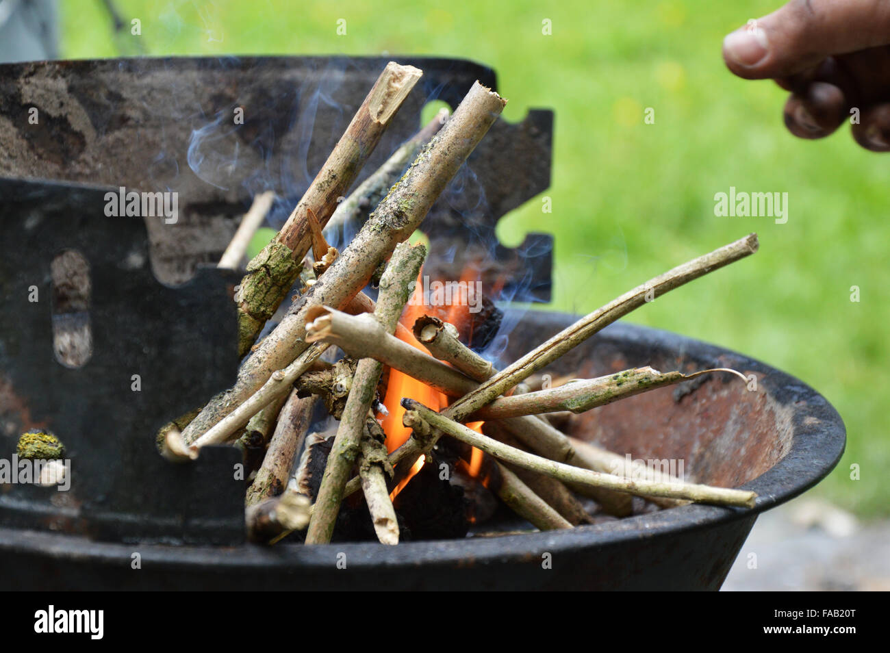 Starting fire hi-res stock photography and images - Alamy