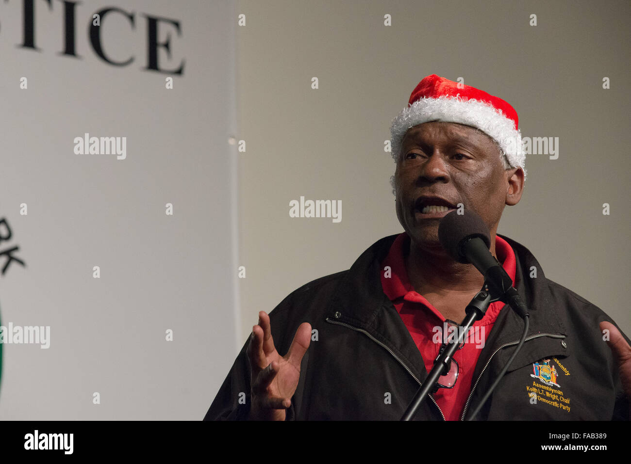 New York, United States. 25th Dec, 2015. New York State Assemblyman ...