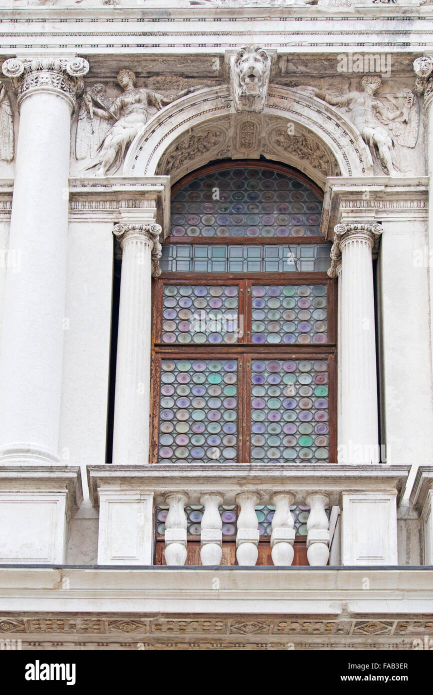 old windows in world famous Venice, Italy Stock Photo - Alamy