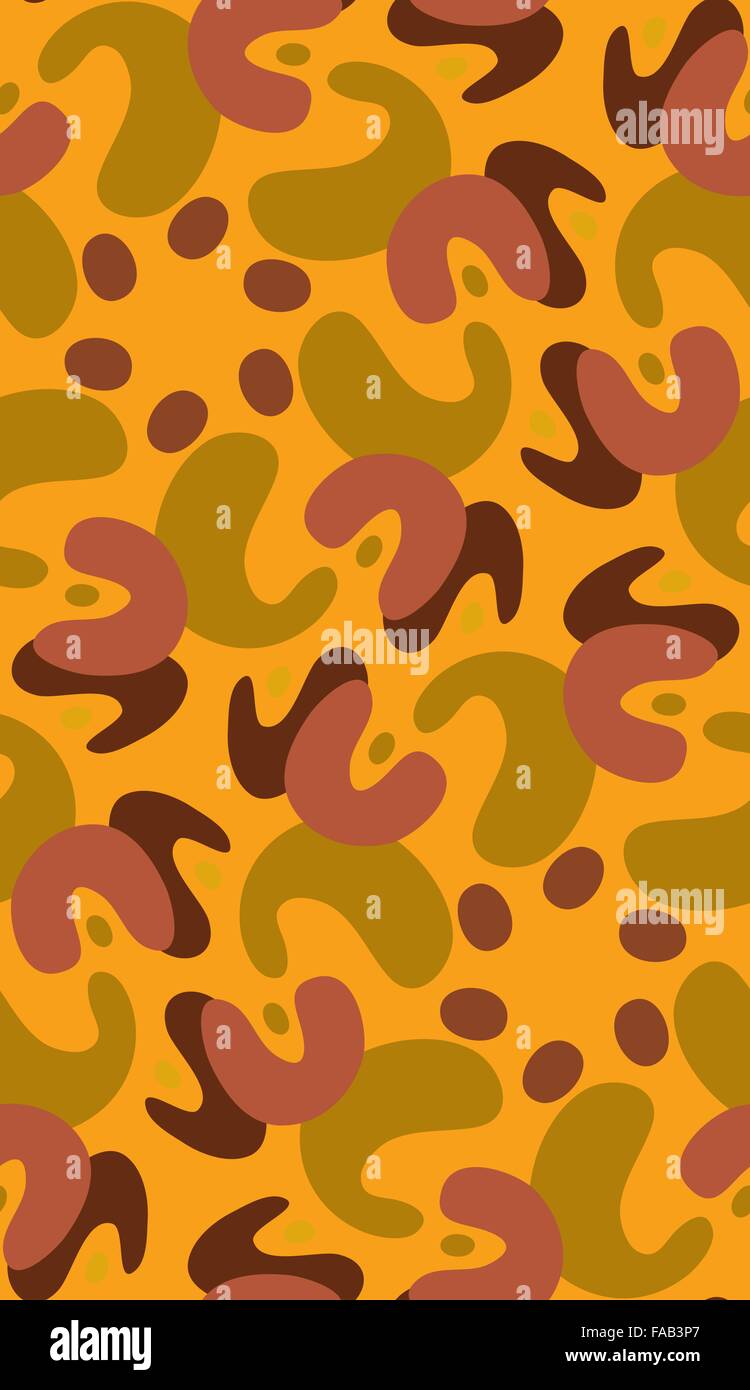 Abstract brown question marks in seamless kaleidoscope pattern Stock ...