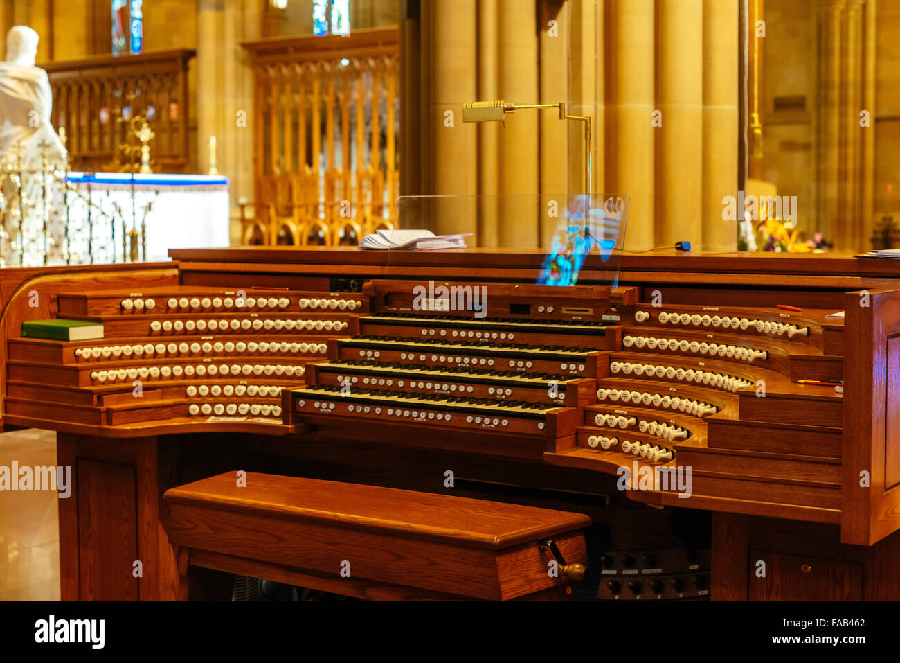 Interior St Marys Cathedral Sydney New South Wales Australia. External ...