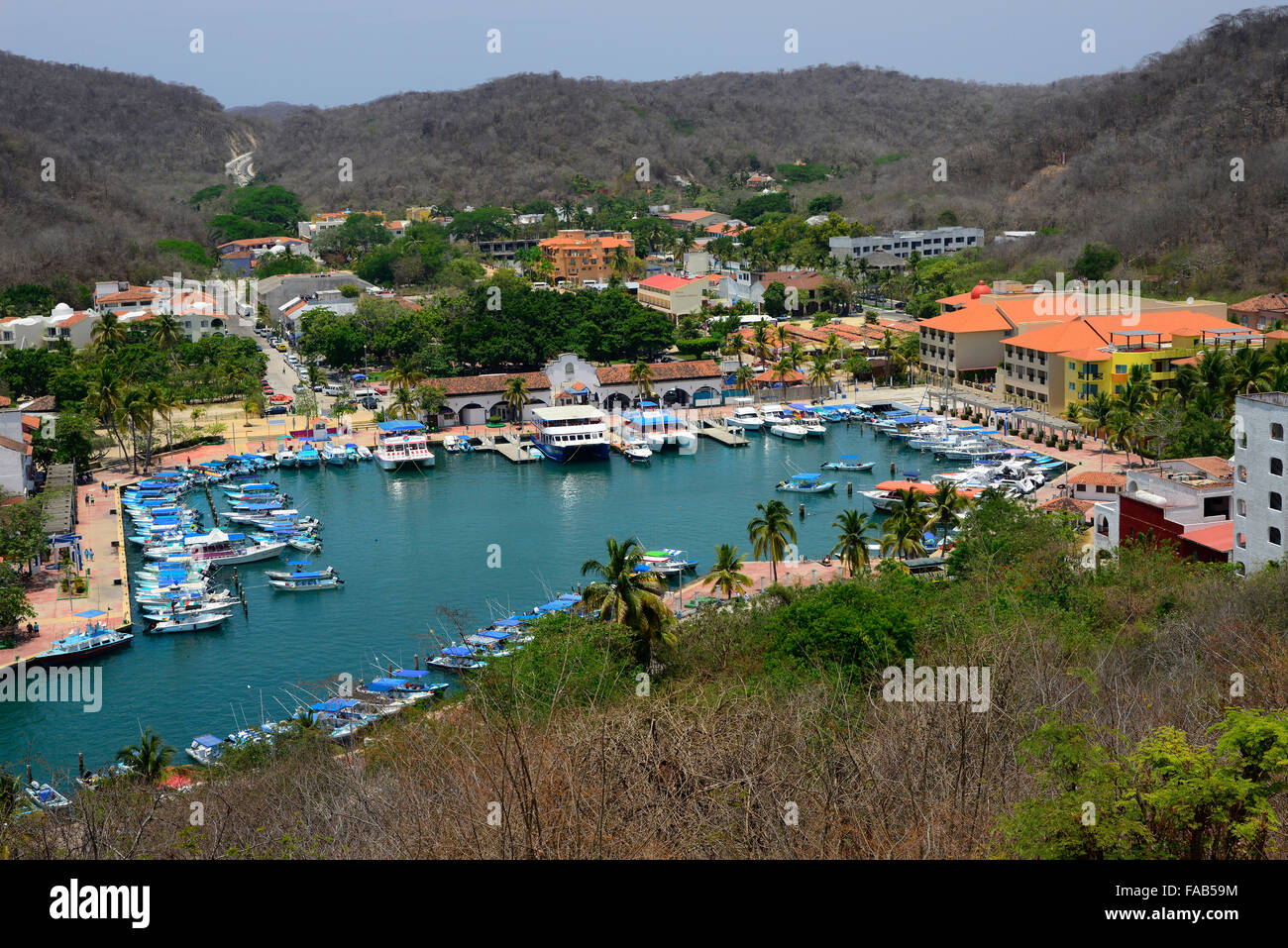 Huatulco Mexico Oaxaca Pacific Ocean Stock Photo - Alamy