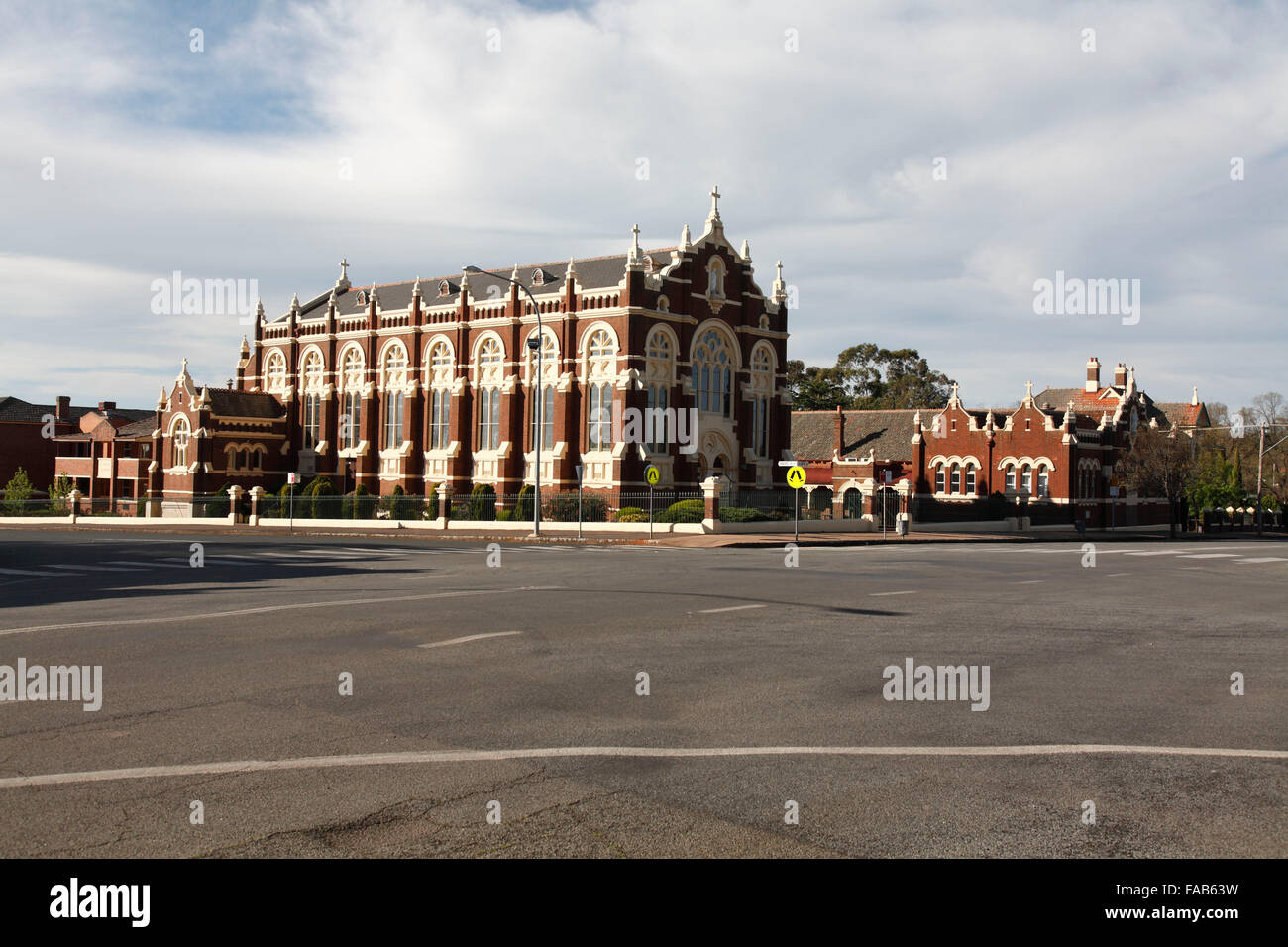 The foundation stone of this large brick church was laid on the 3rd ...