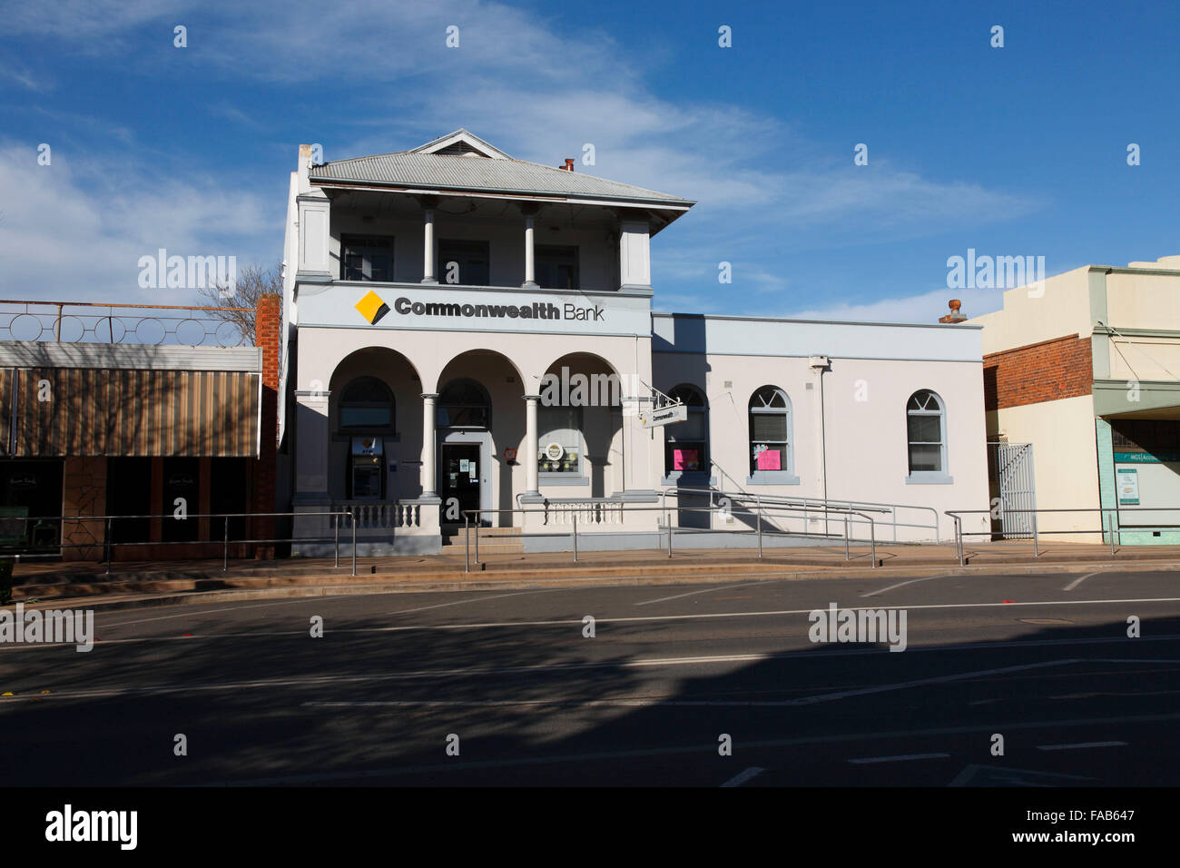 Commonwealth Bank building in Temora New South Wales Australia Stock ...