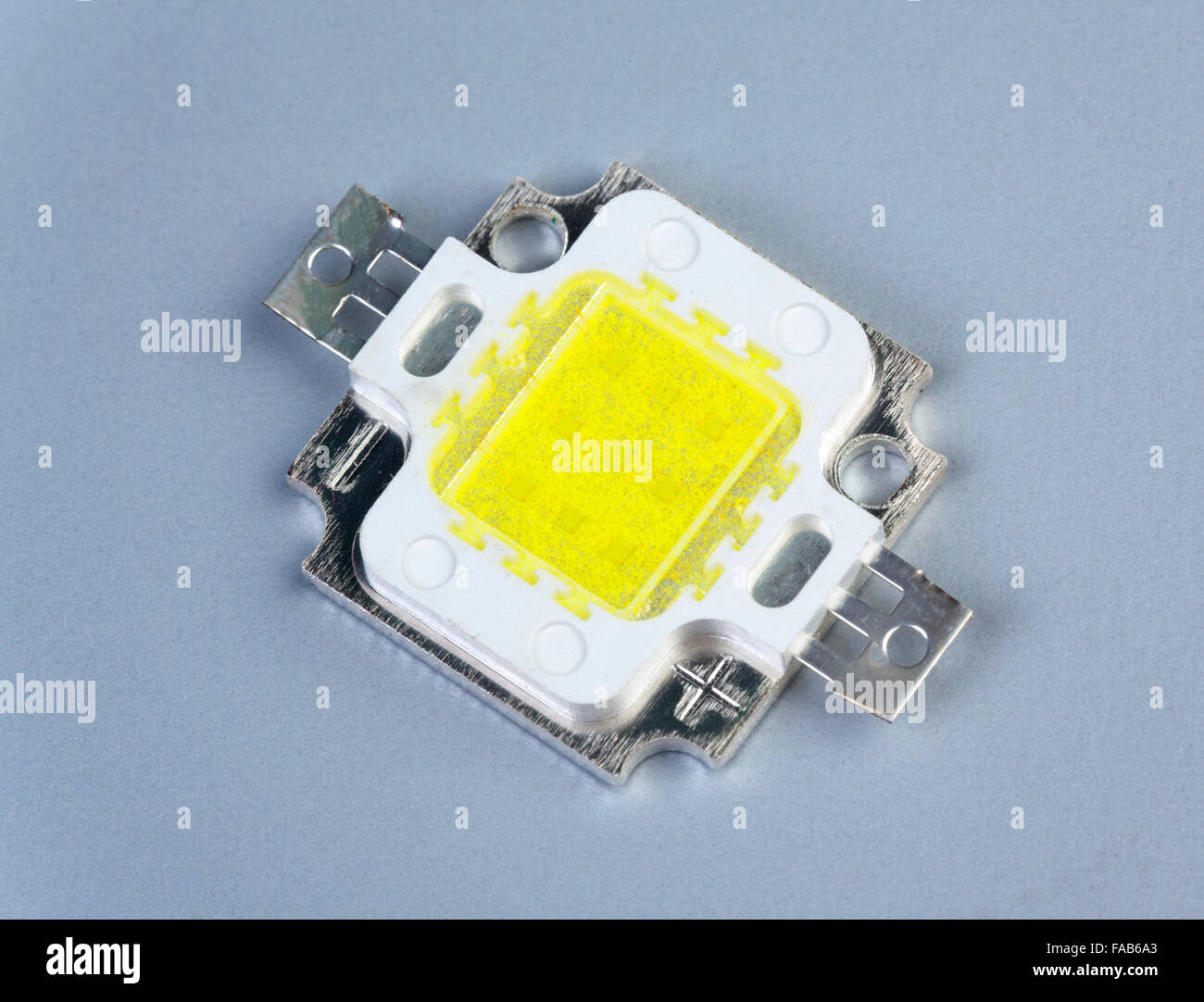 10 watt LED module daylight colour Stock Photo - Alamy