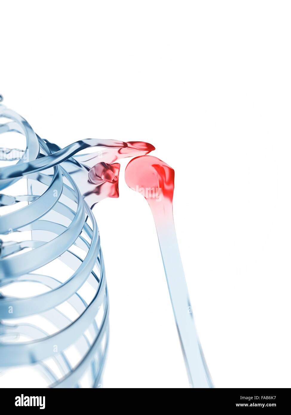 Shoulder pain, computer illustration Stock Photo - Alamy
