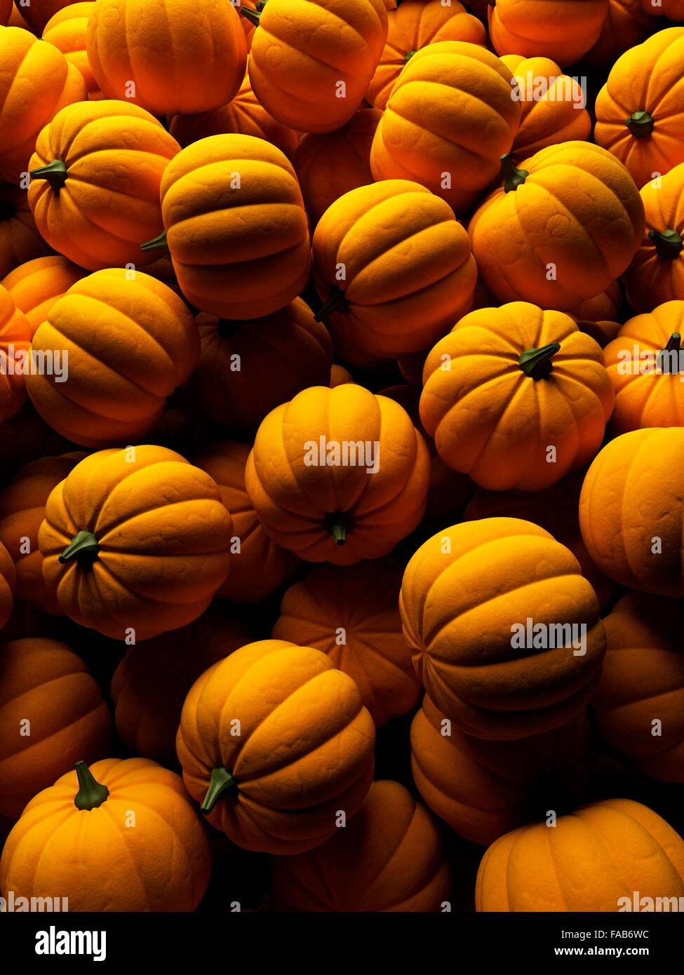 Pumpkins, computer illustration Stock Photo - Alamy