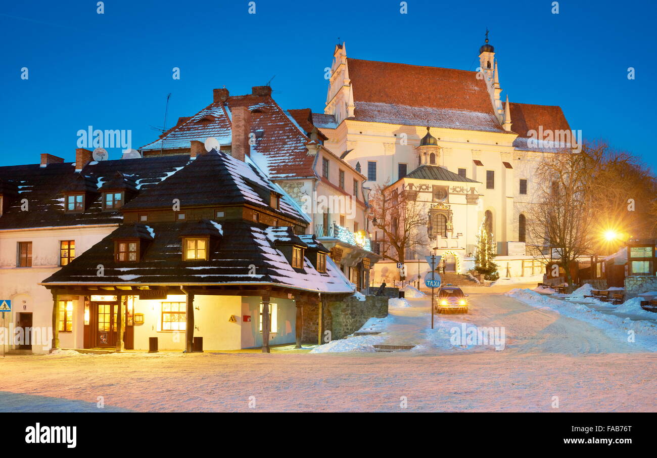 Kazimierz Dolny - The Market Square, Old Town, Poland Stock Photo - Alamy
