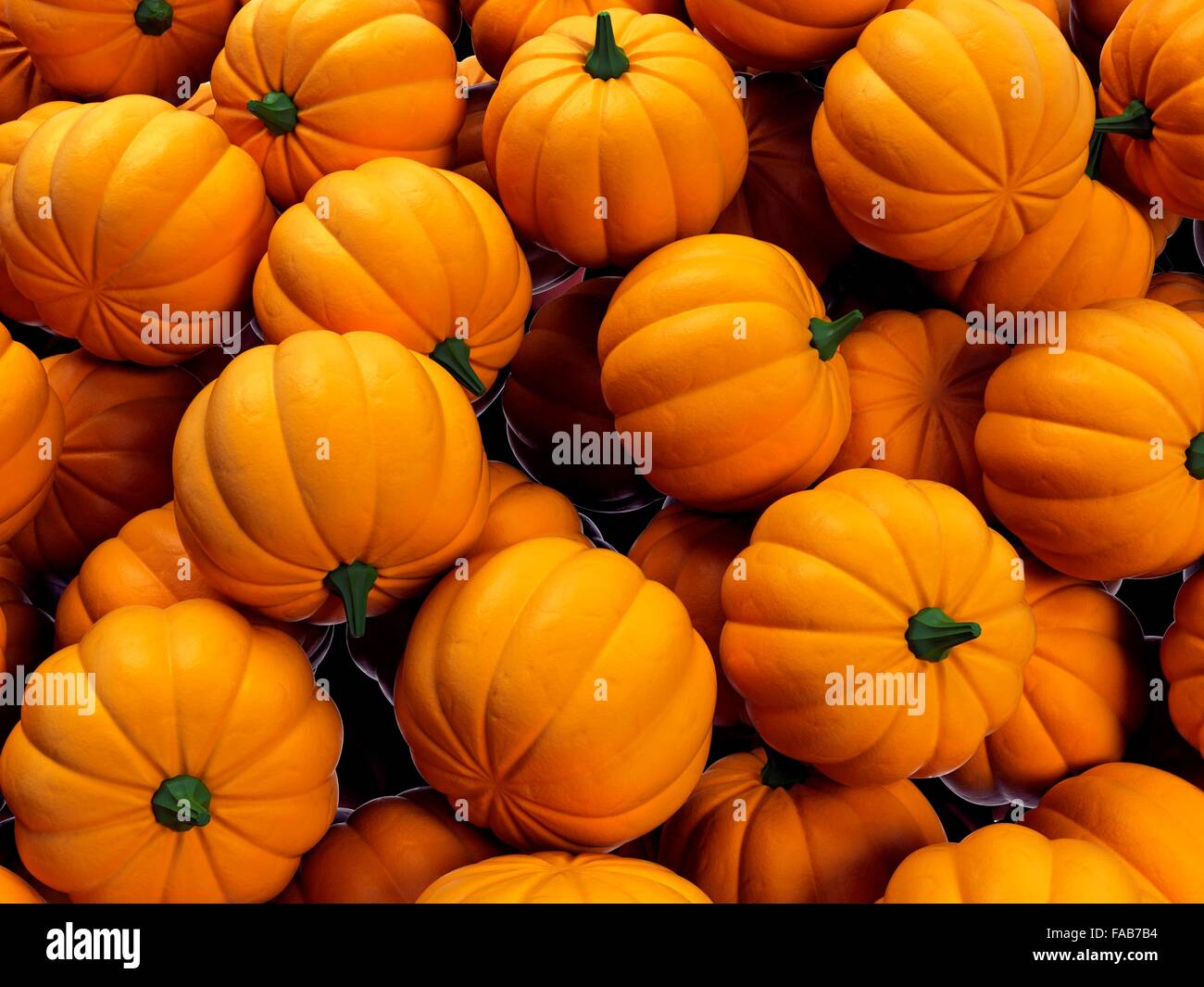 Pumpkins, computer illustration Stock Photo - Alamy
