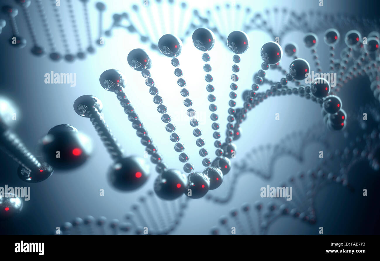 DNA (deoxyribonucleic acid) structure, computer illustration Stock Photo - Alamy