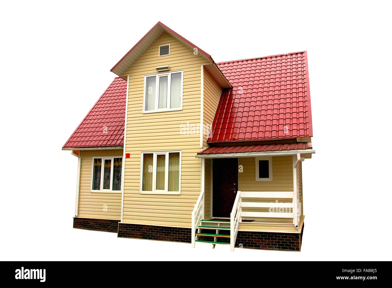 Terrace small house Cut Out Stock Images & Pictures - Alamy