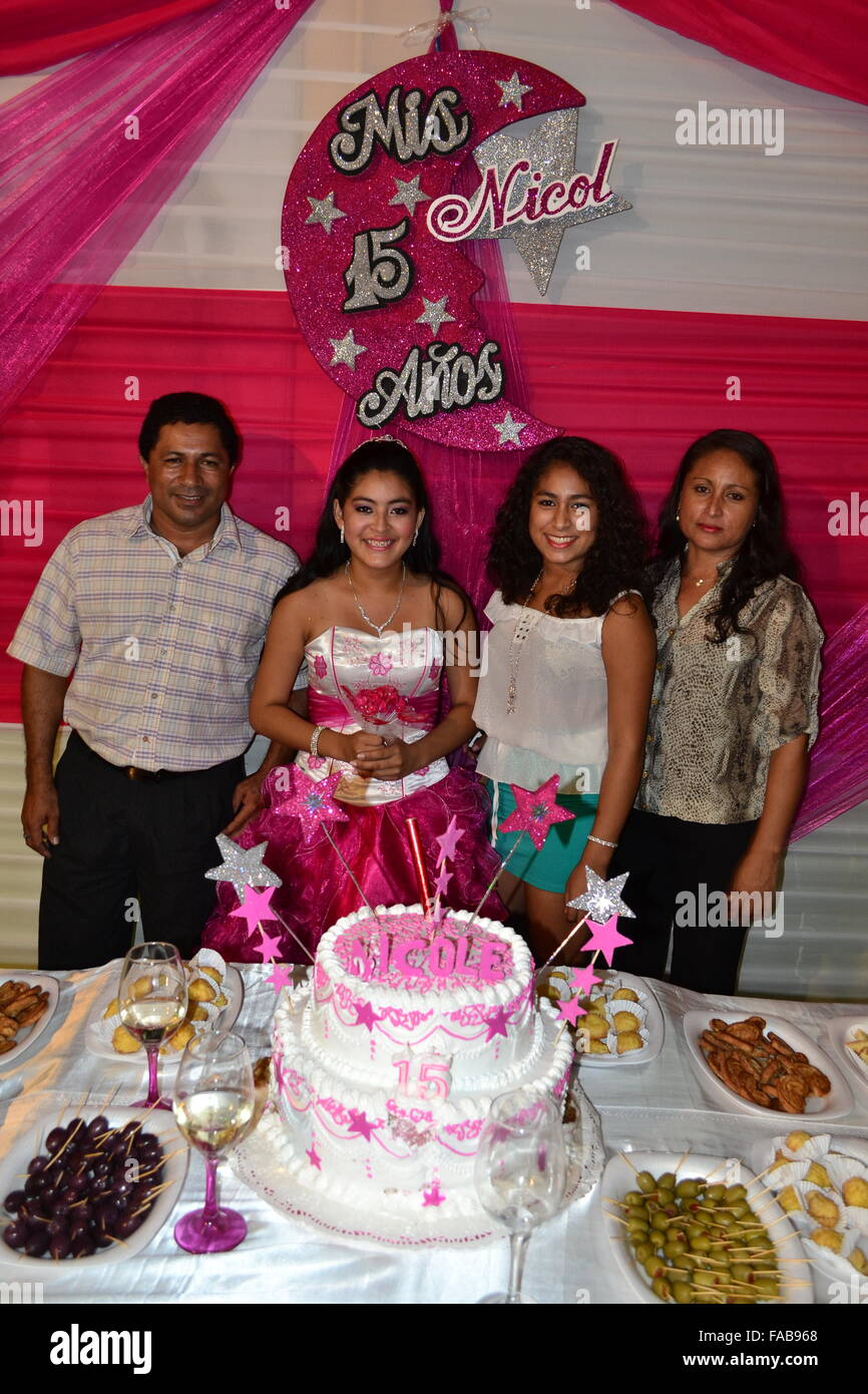 Quinceañera Party - Fifteen Birthday in PUERTO PIZARRO. Department of ...