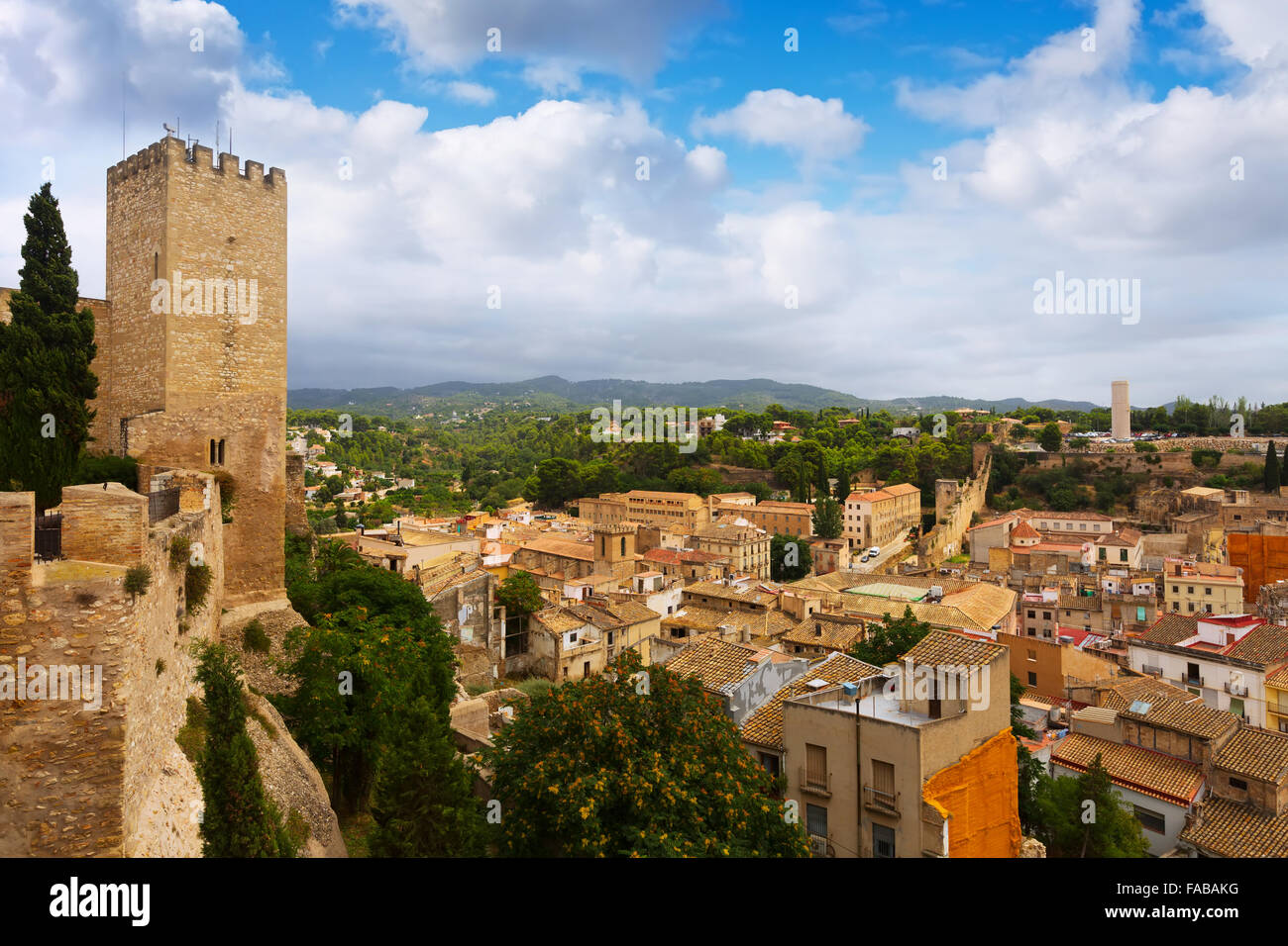 Tortosa from Suda castle. Spain Stock Photo - Alamy