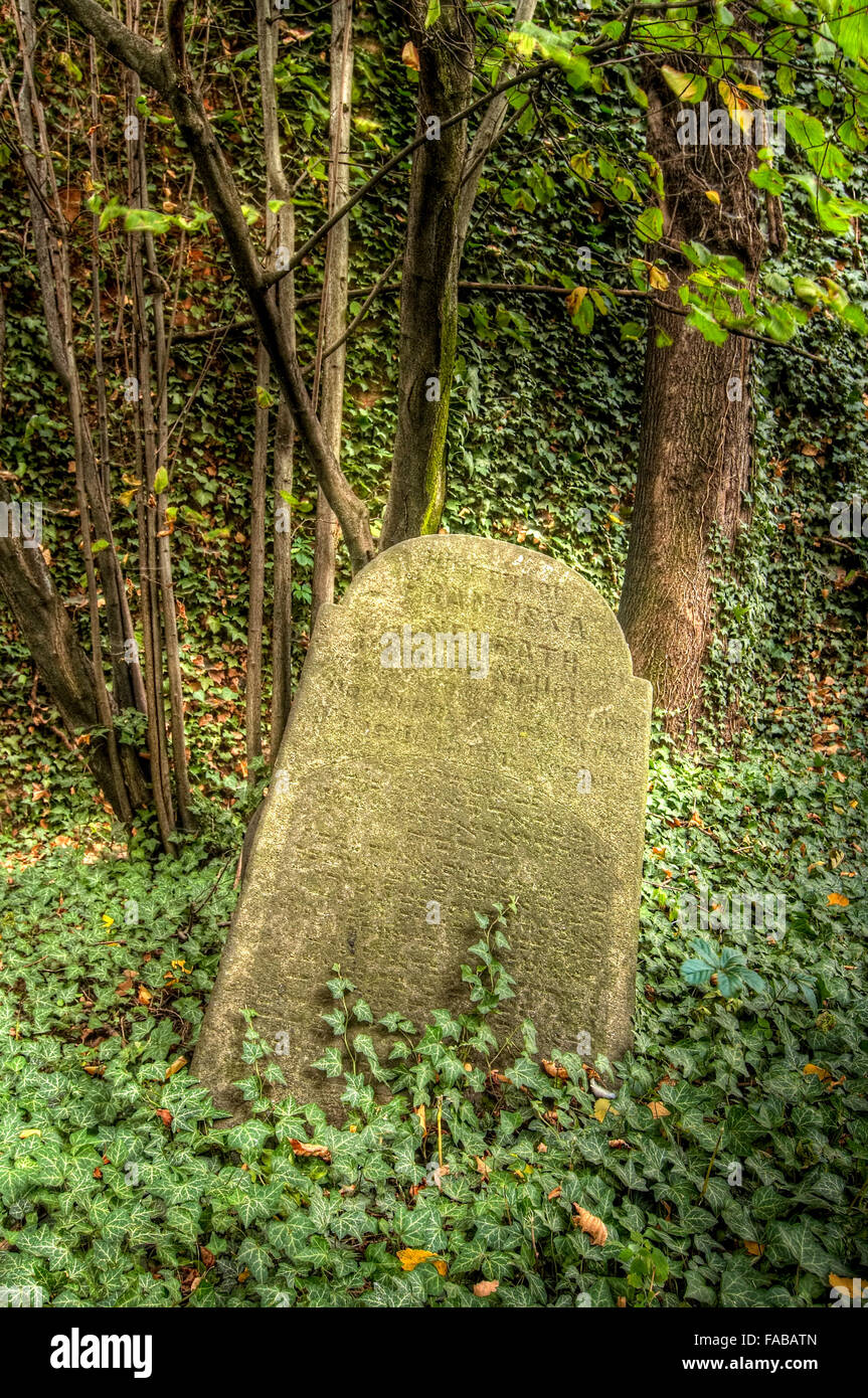 The Old Jewish cemetery at Kolin Stock Photo - Alamy