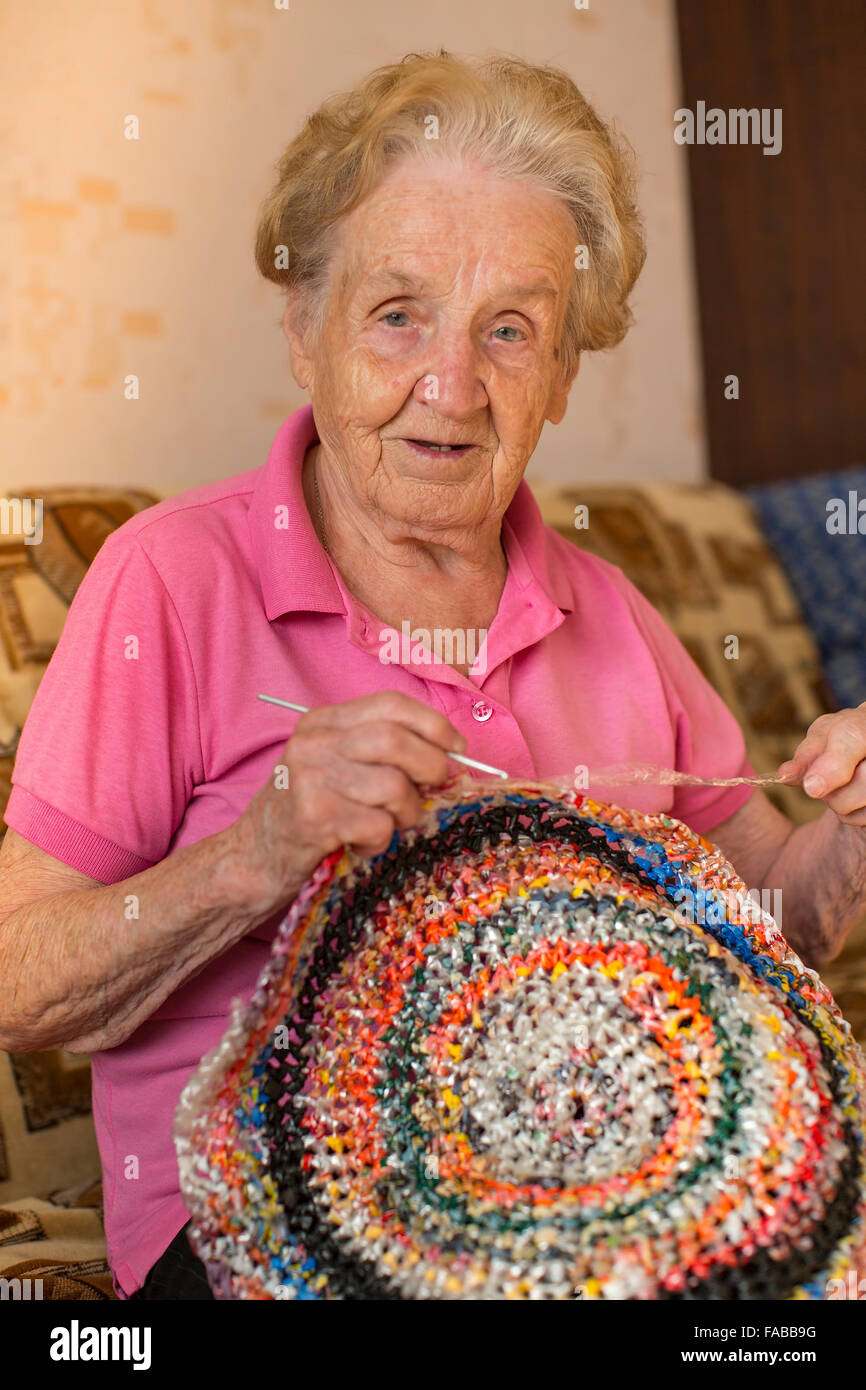 Old Age Elderly People Sewing High Resolution Stock Photography and ...