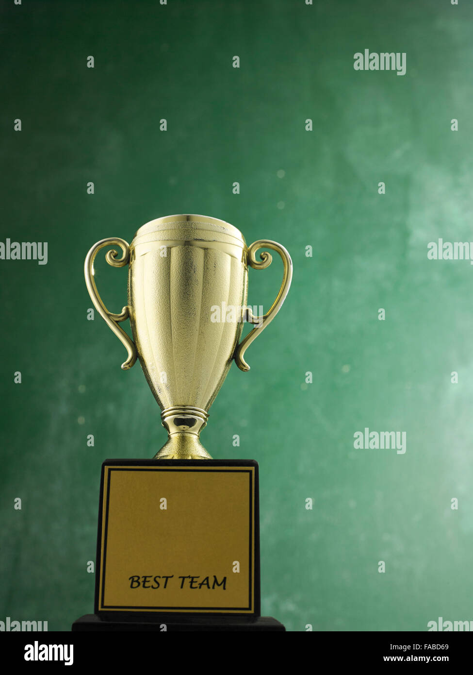 gold trophy for the beast teamwork Stock Photo - Alamy
