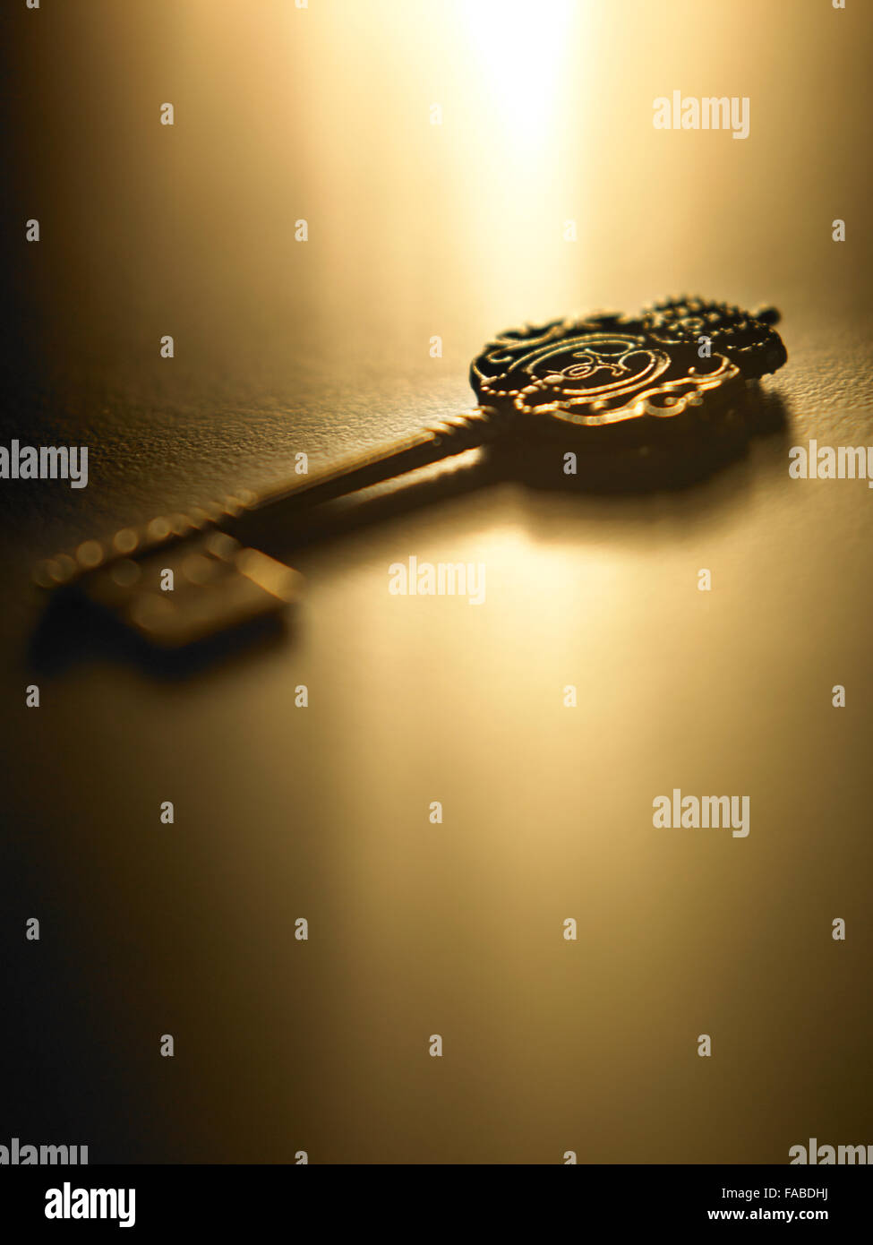 ray of light fall on key with big aperture Stock Photo - Alamy