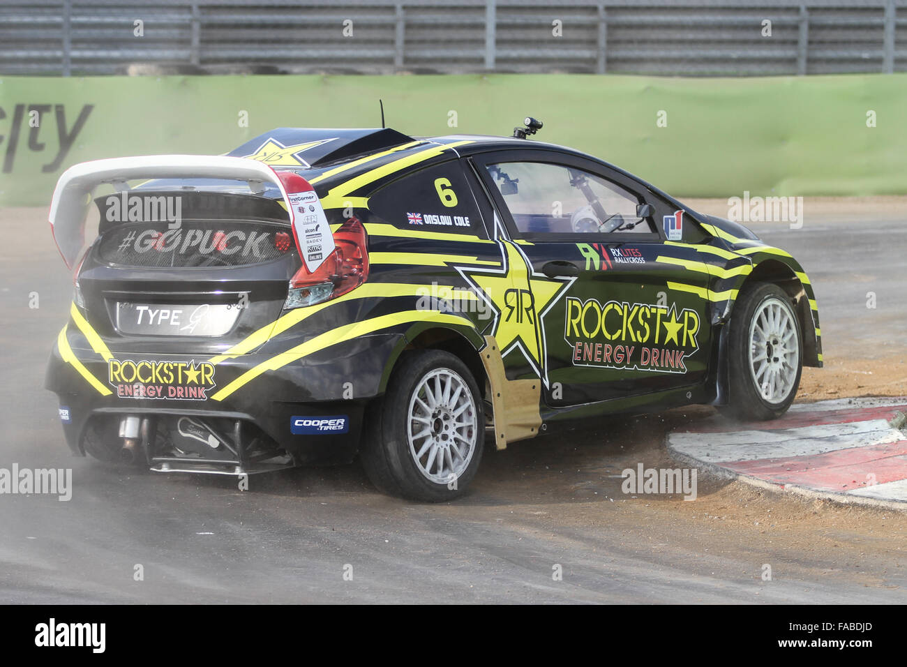 Tom Onslow Cole drives RXLites car of Olsbergs MSE Team in FIA World ...
