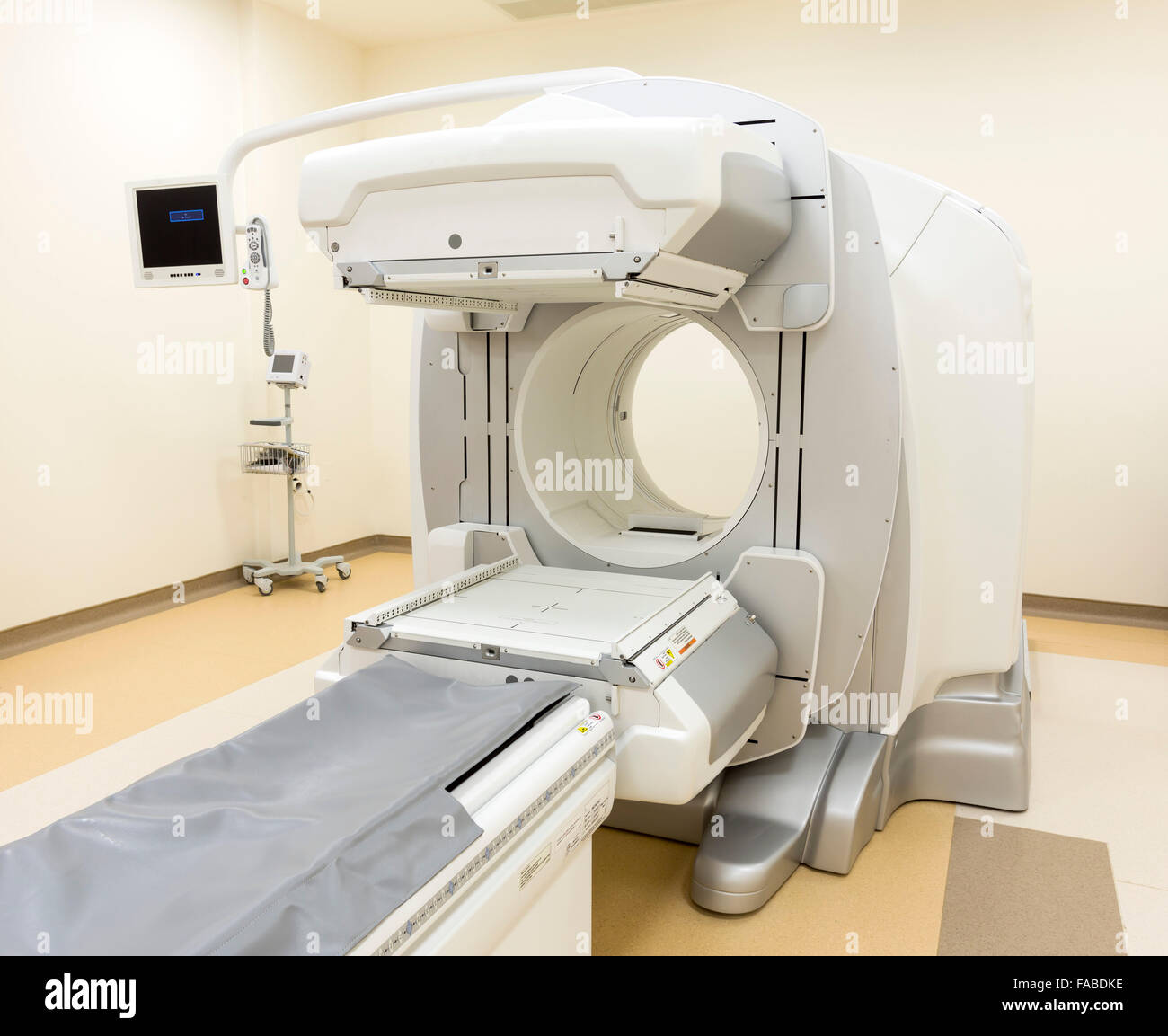 Tomography cancer treatment scanner in a clinic room Stock Photo - Alamy