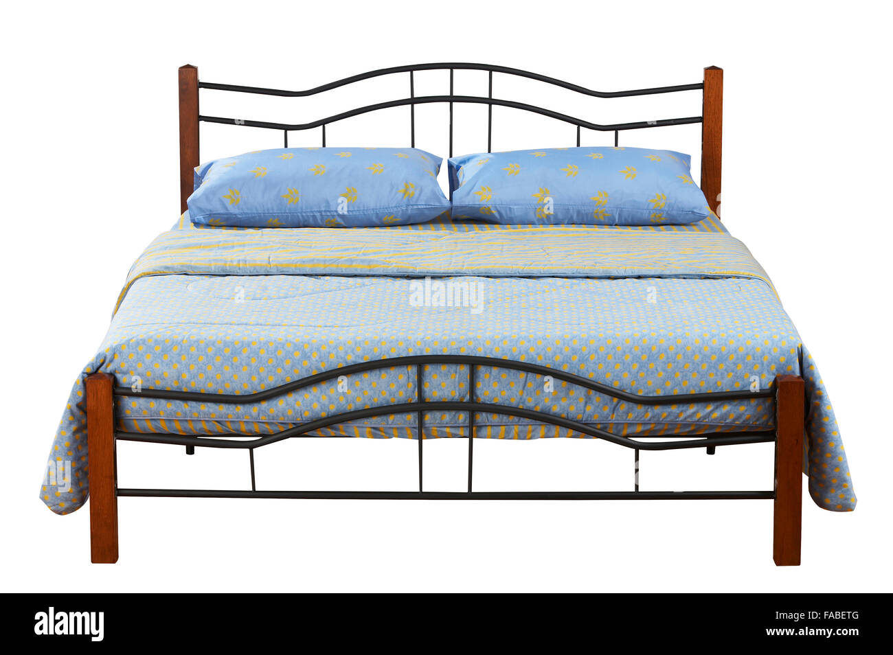 Queen size bed white Cut Out Stock Images & Pictures - Alamy
