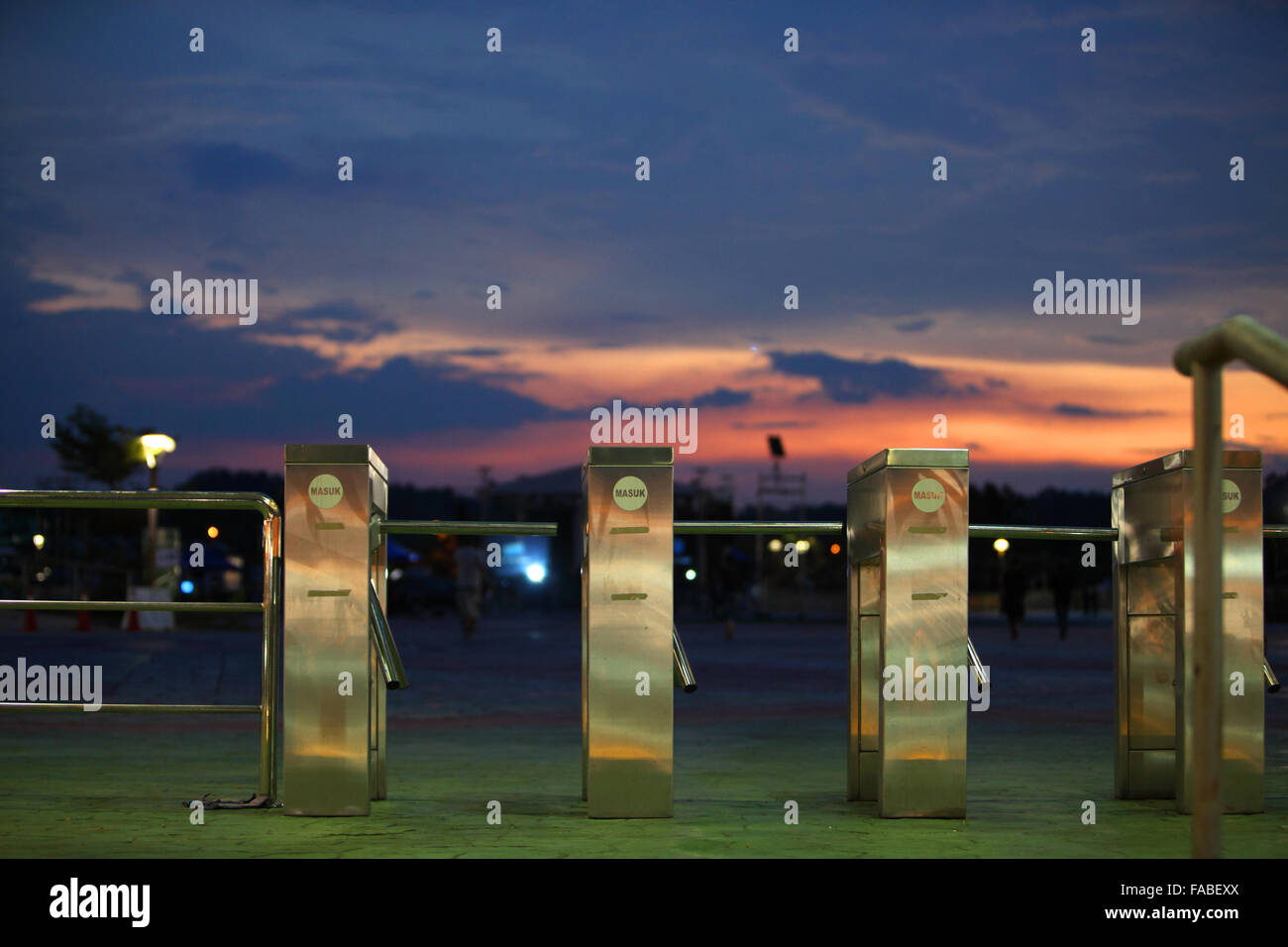 entrance for the open space concert Stock Photo - Alamy