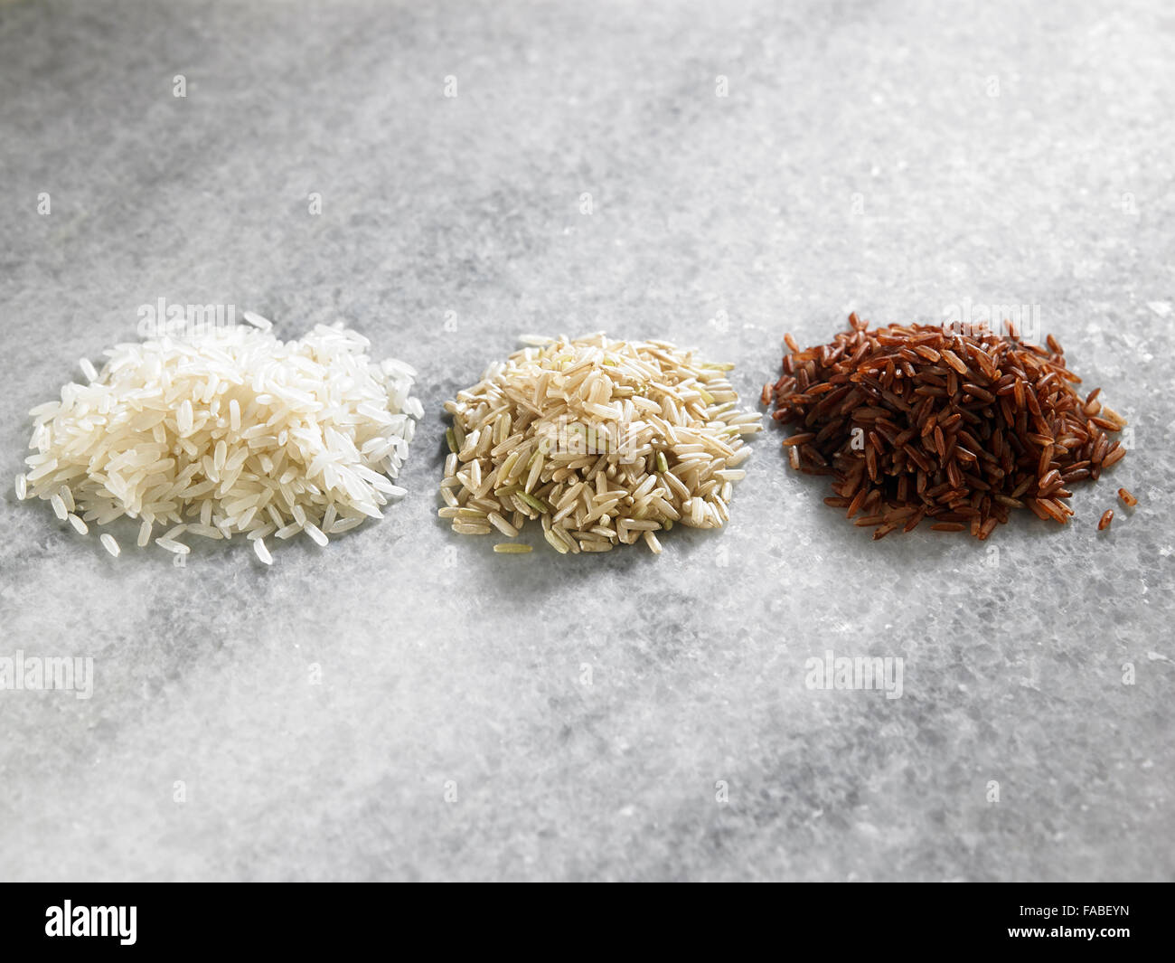 few different type of rice on the table Stock Photo - Alamy