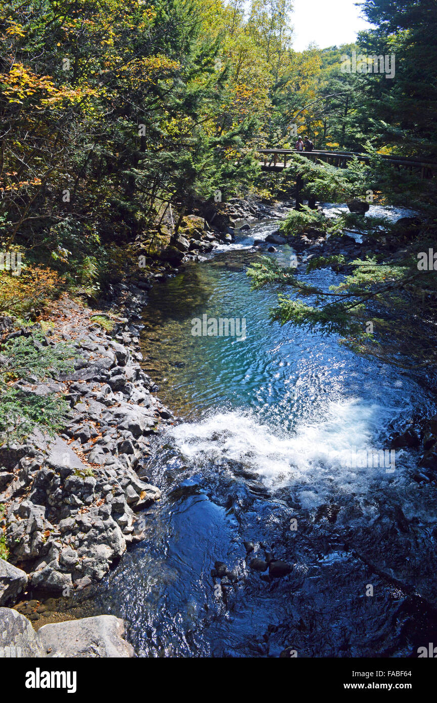 Beautiful river in Nagano, Japan Stock Photo - Alamy