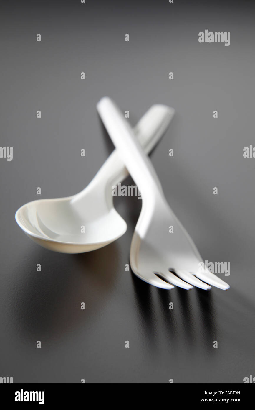 Plastic fork close up hi-res stock photography and images - Alamy