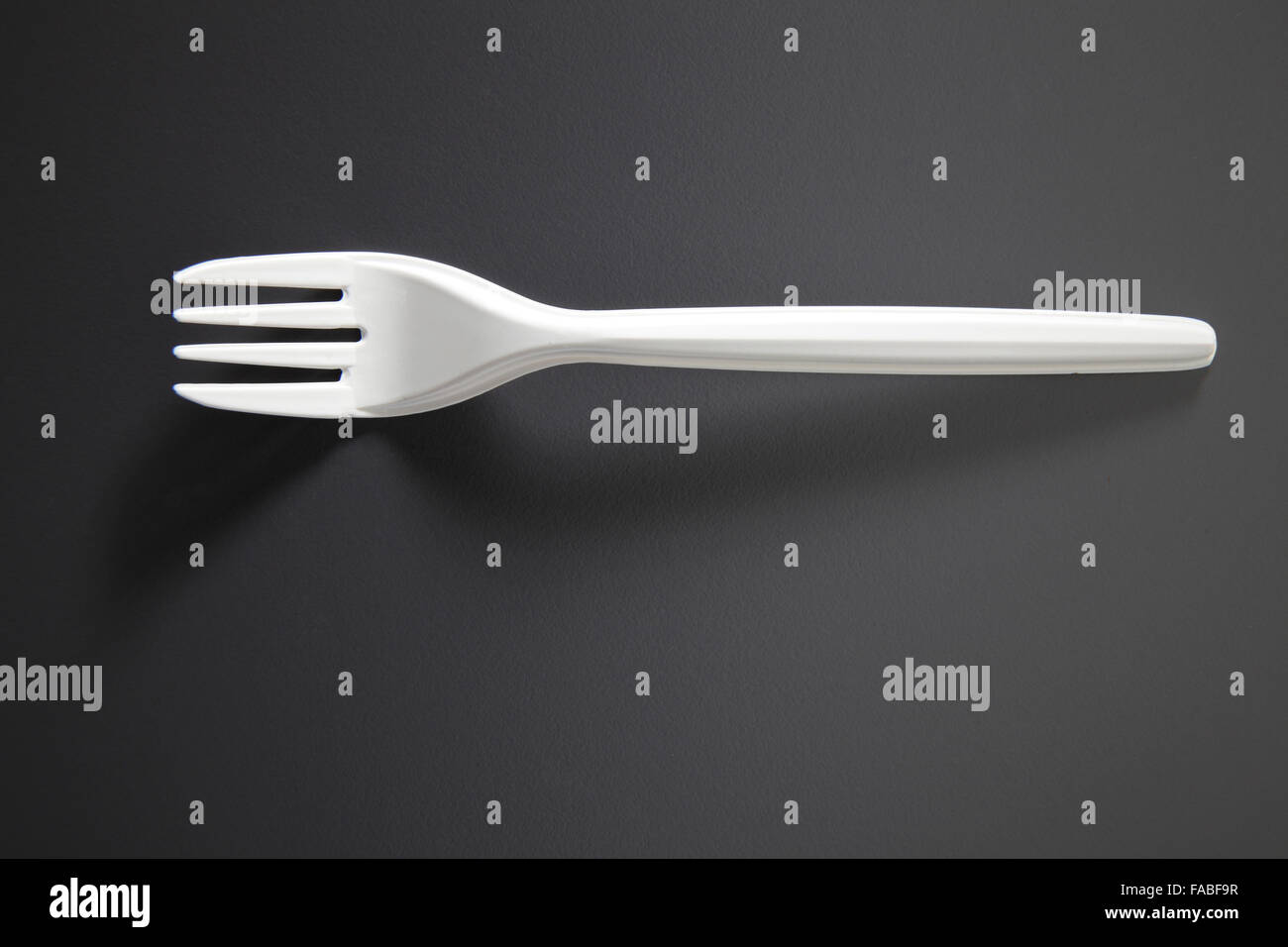 top view of the plastic fork Stock Photo - Alamy