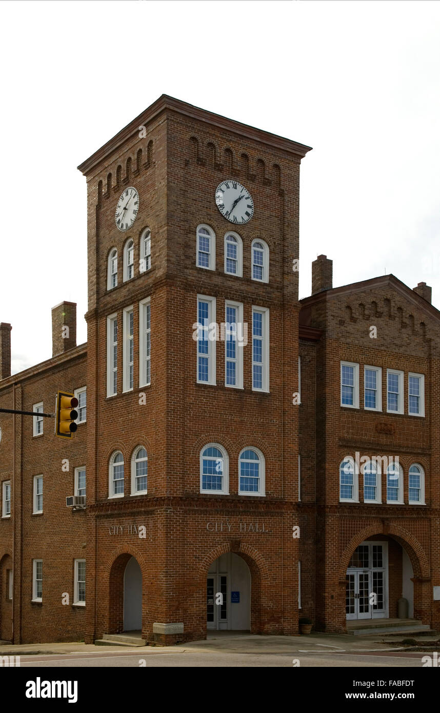 Chester City Hall & Opera House South Carolina USA Stock Photo - Alamy