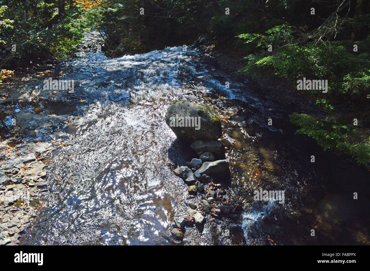 Beautiful river in Nagano, Japan Stock Photo - Alamy