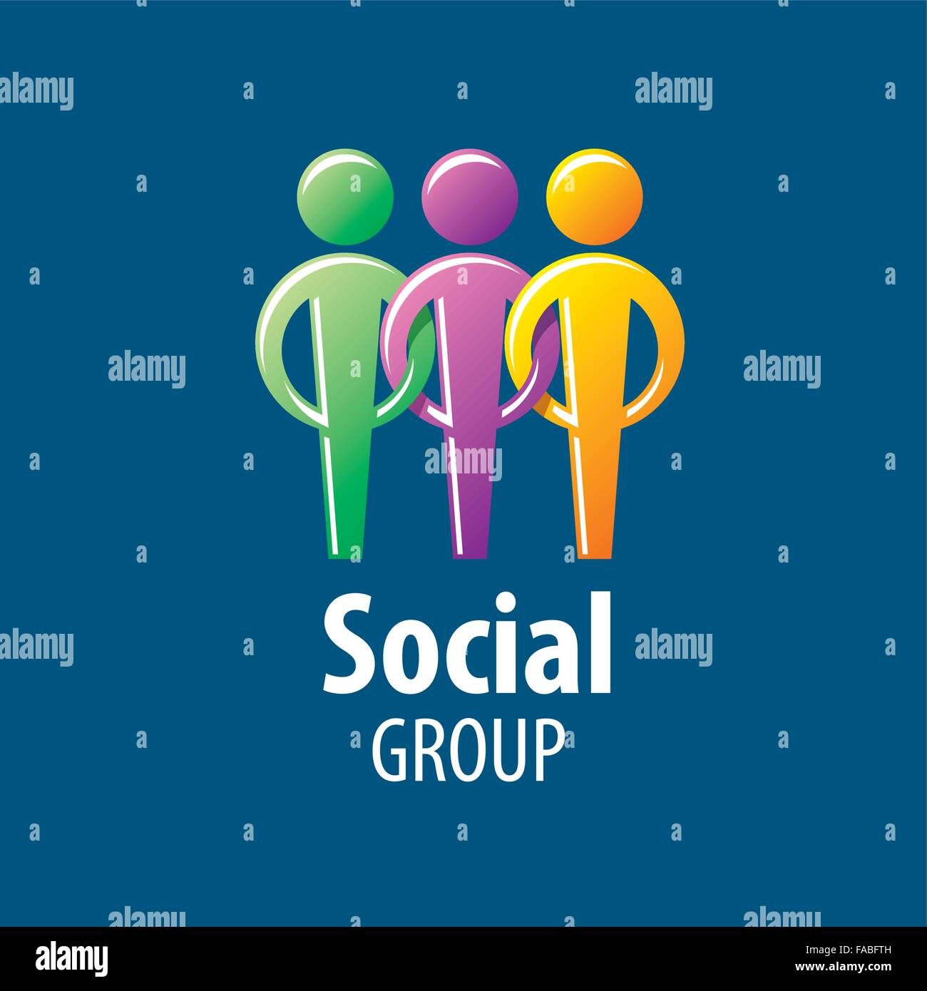 Social Group logo Stock Vector Image & Art - Alamy