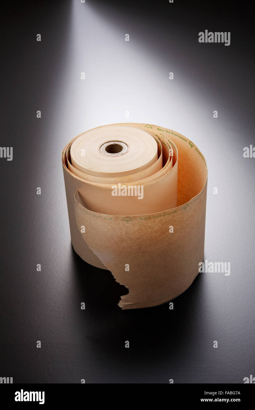 Adding machine tape hi-res stock photography and images - Alamy