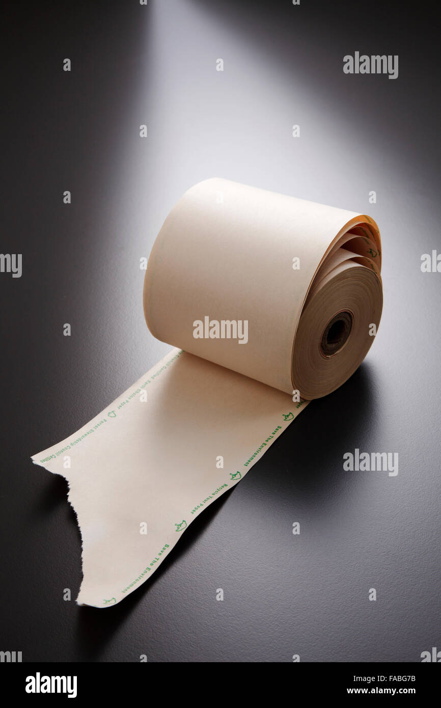 Adding machine tape hi-res stock photography and images - Alamy