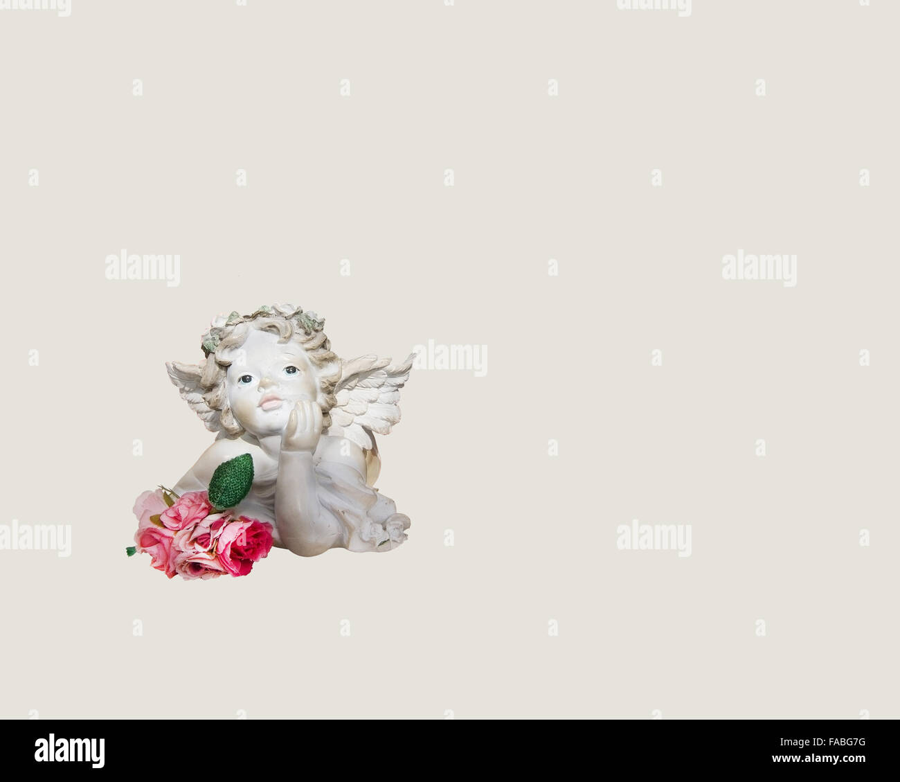 Rose angel flower wings hi-res stock photography and images - Alamy