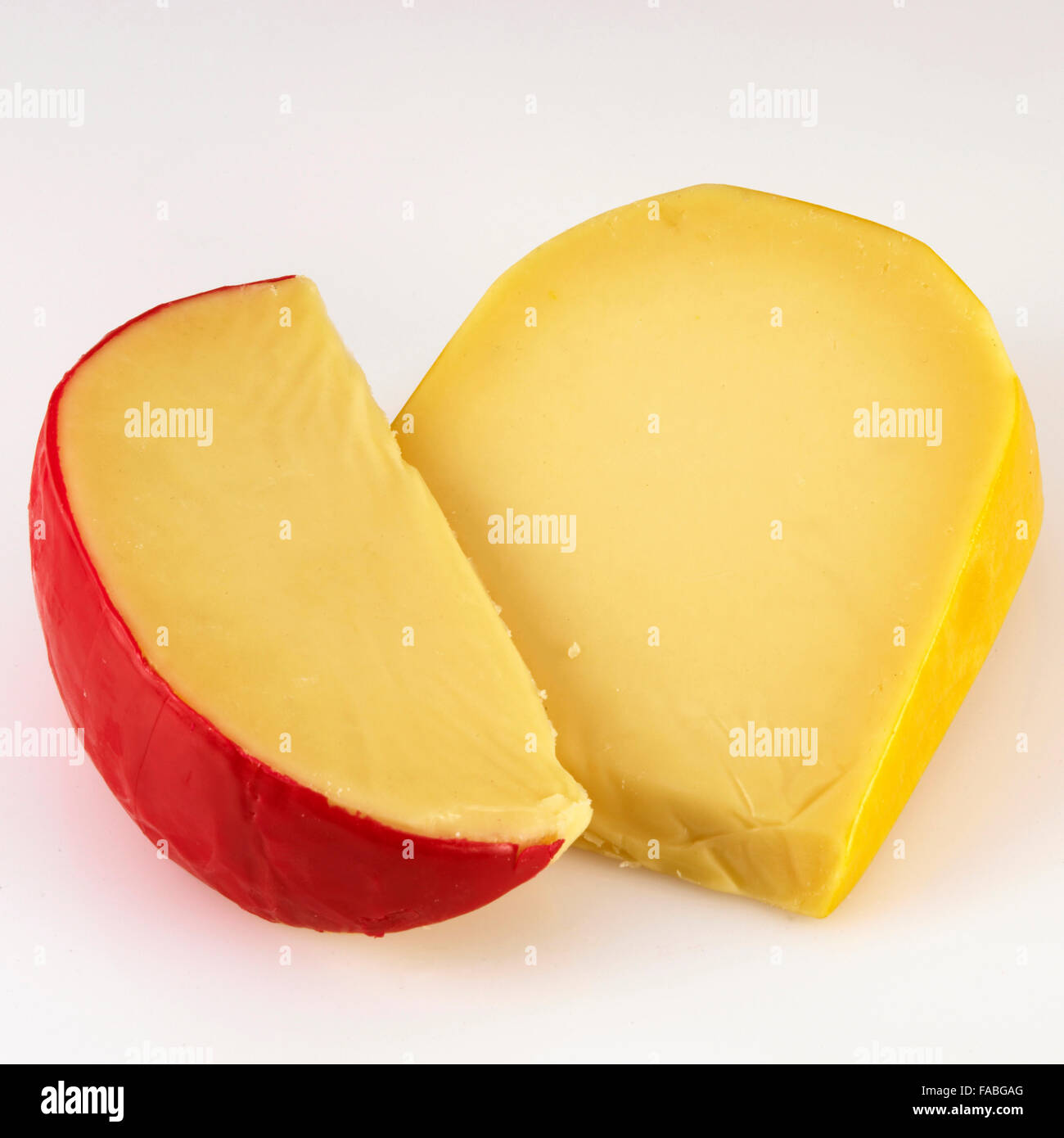 cheese block on the white background Stock Photo - Alamy