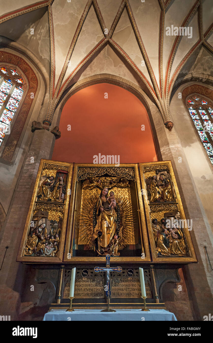 Altarpiece, early 16th century., Holy Trinity Church, former monastery ...