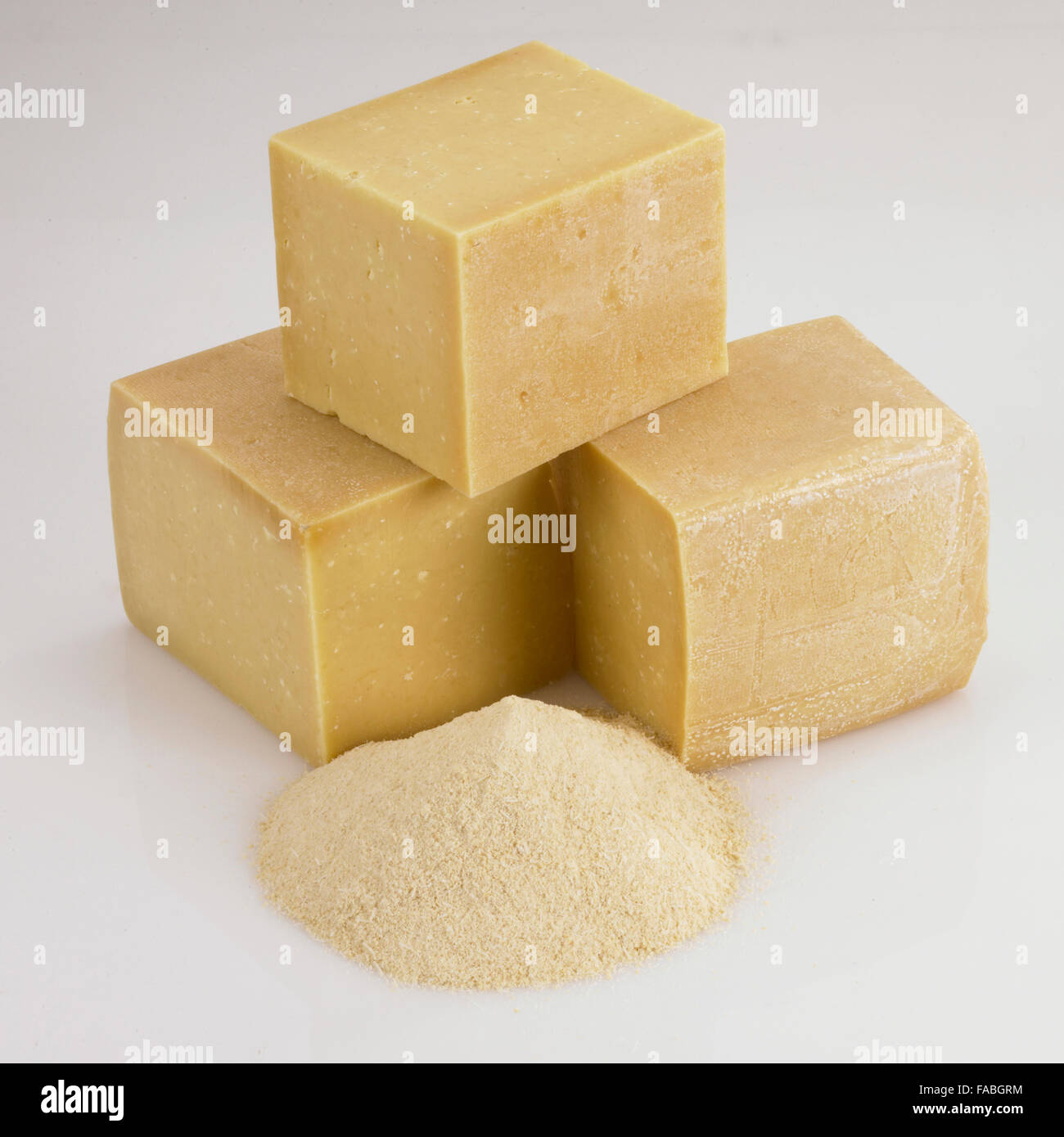 cheese block and shredded cheese Stock Photo - Alamy